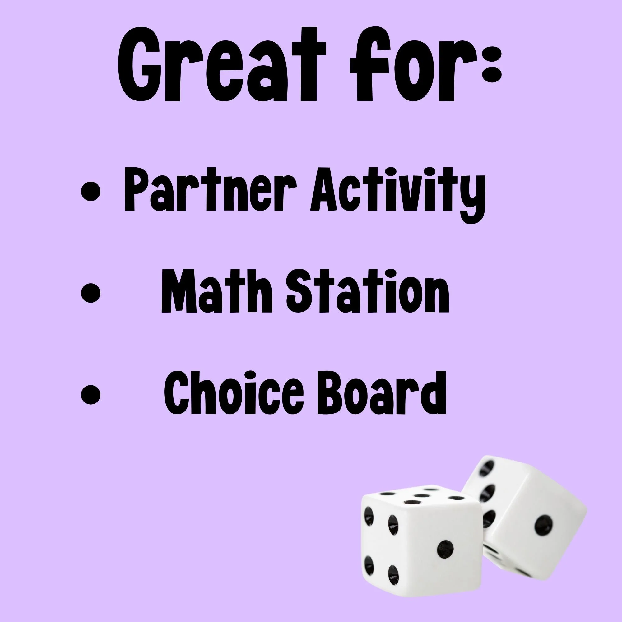 Powers and Exponents (Evaluating Exponents) - Dice Game Activity 6th ...