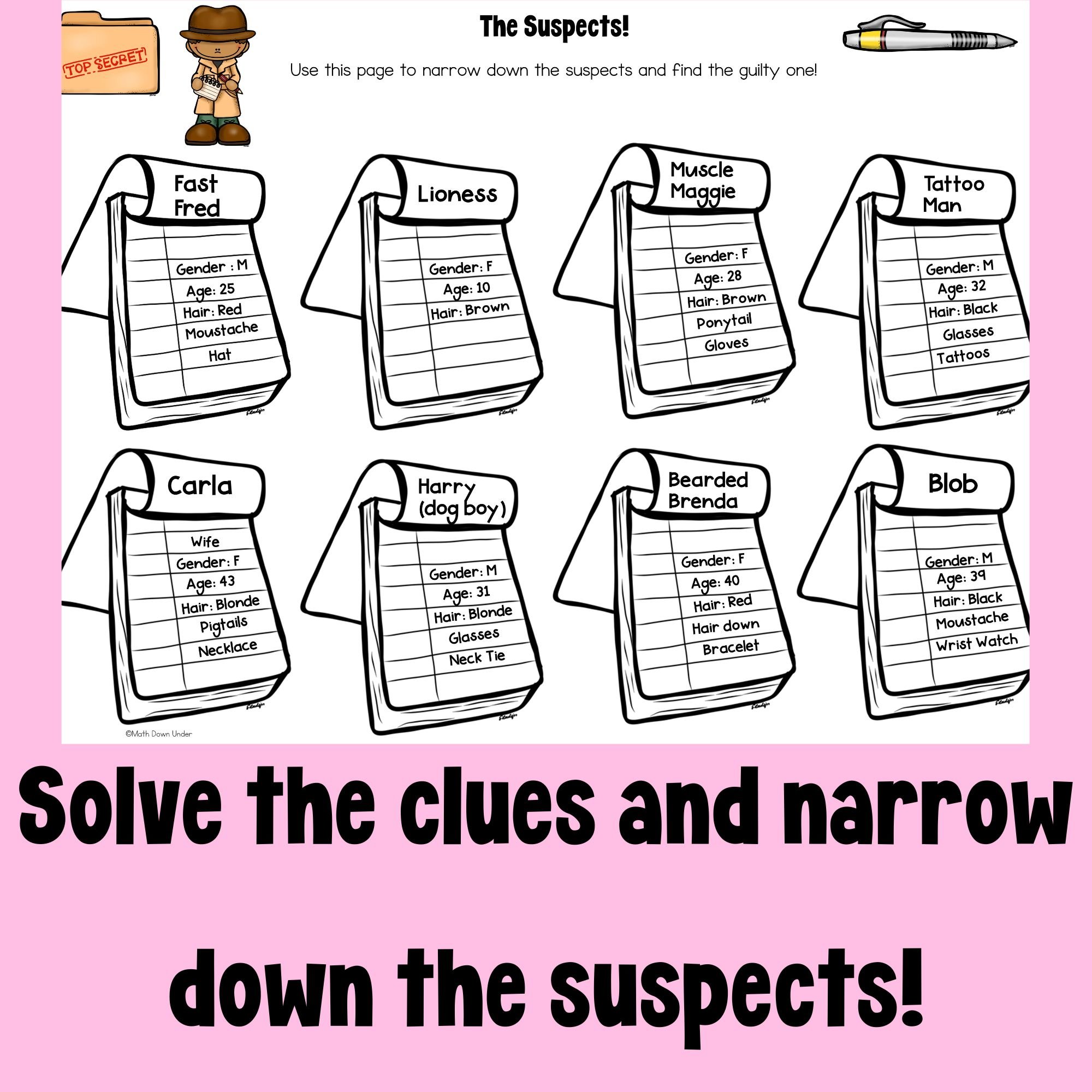 Coordinate Plane (Identifying & Graphing Points) - Detective Mystery ...