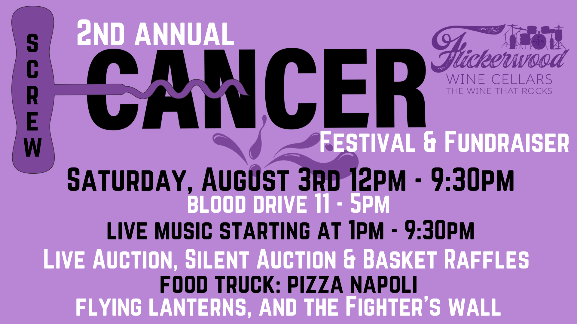 Screw Cancer Festival and Fundraiser — Warren General Hospital
