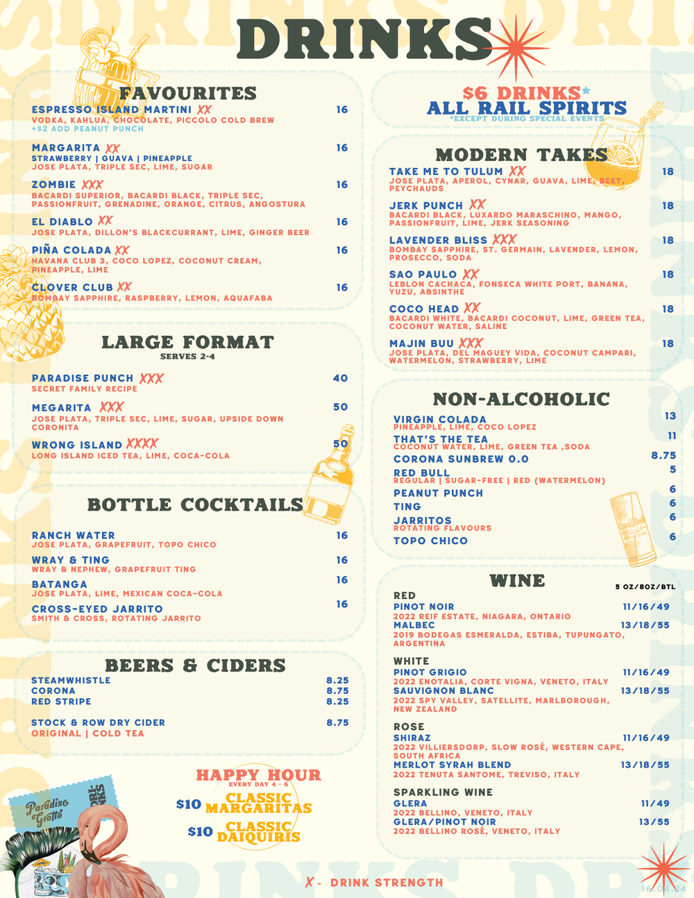 DRINK — paradise grotto