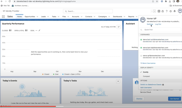 Salesforce to Salesforce Single Sign-On Setup Guide — SteveTechArc