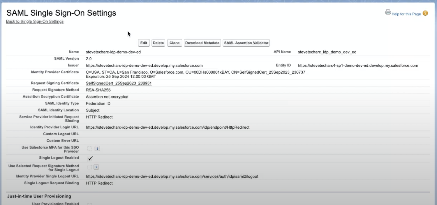 Salesforce to Salesforce Single Sign-On Setup Guide — SteveTechArc