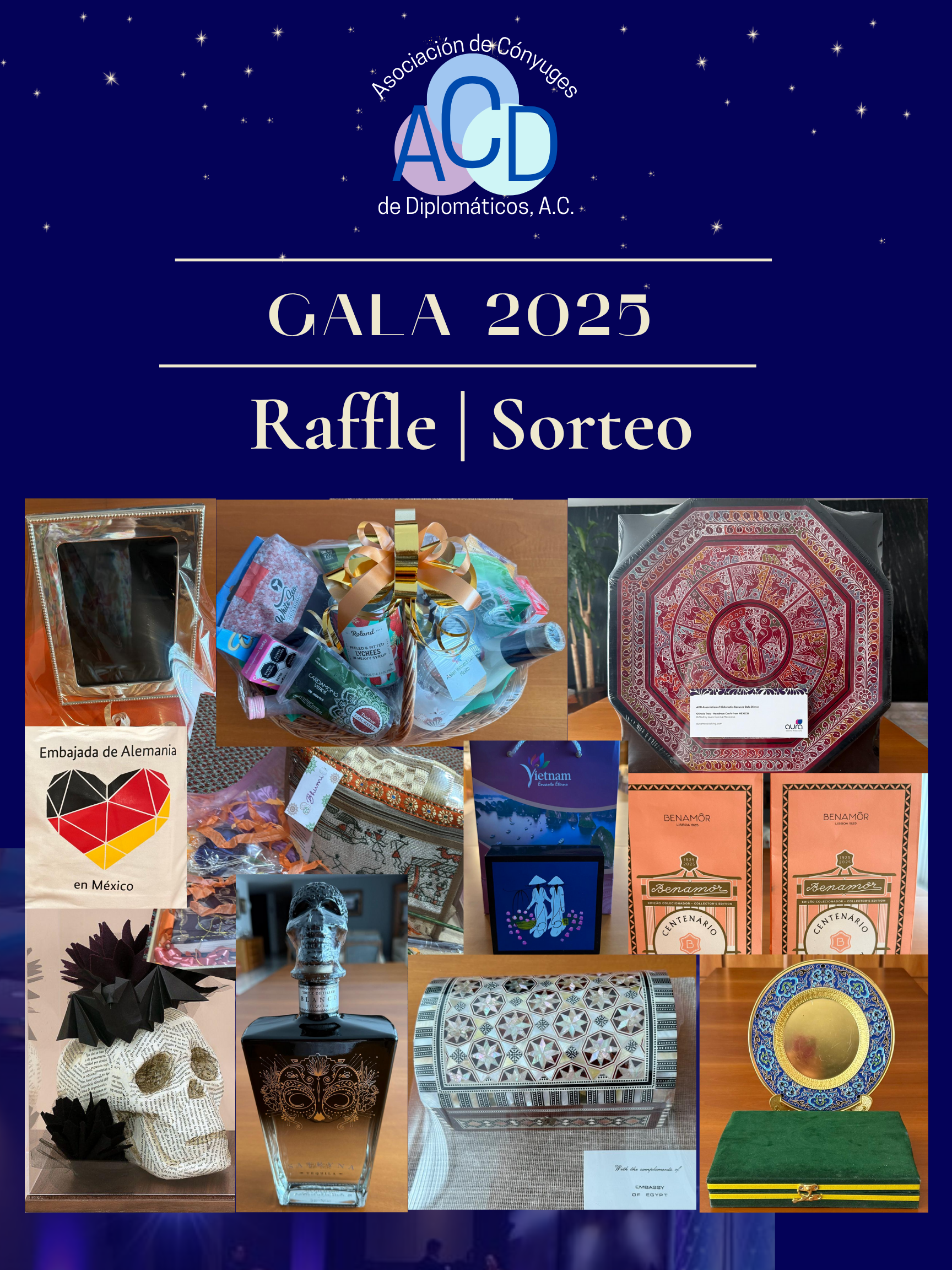 Gala raffle — Asociación de Cónyuges de Diplomáticos