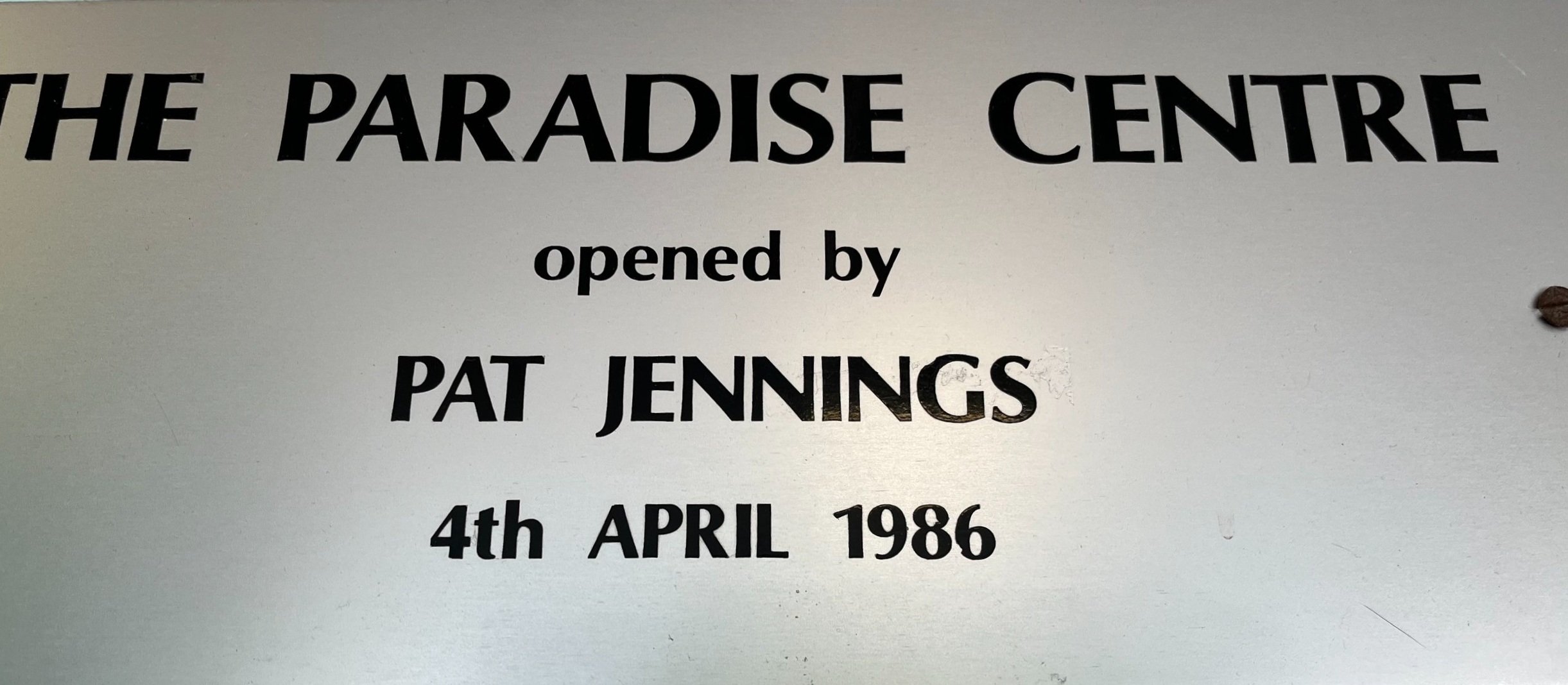News, — The Paradise Centre