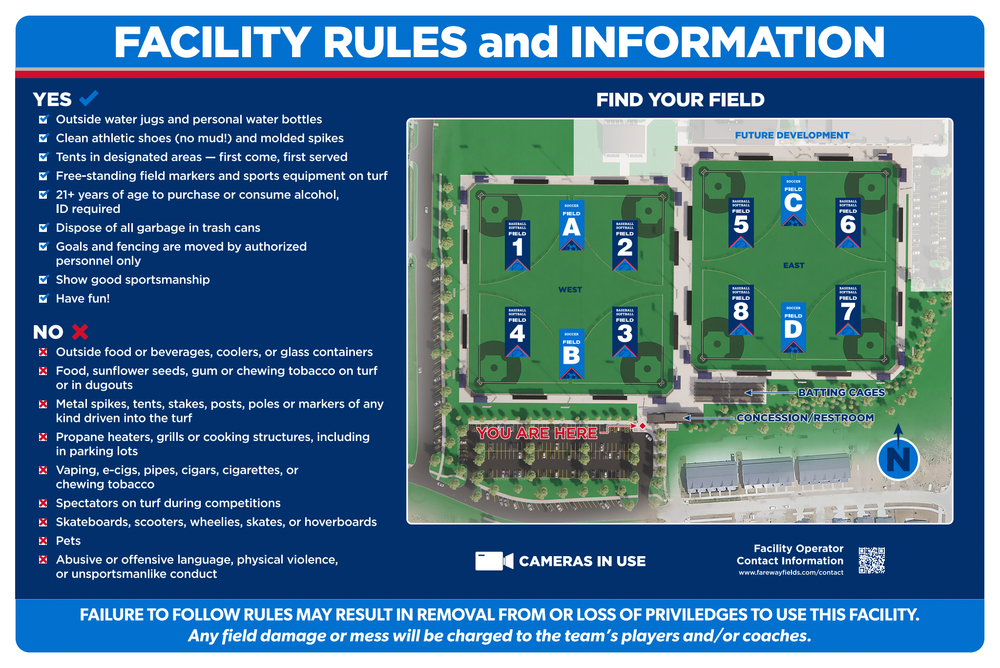 Facility Rules and Information — The Gregg Young Auto Sports Campus