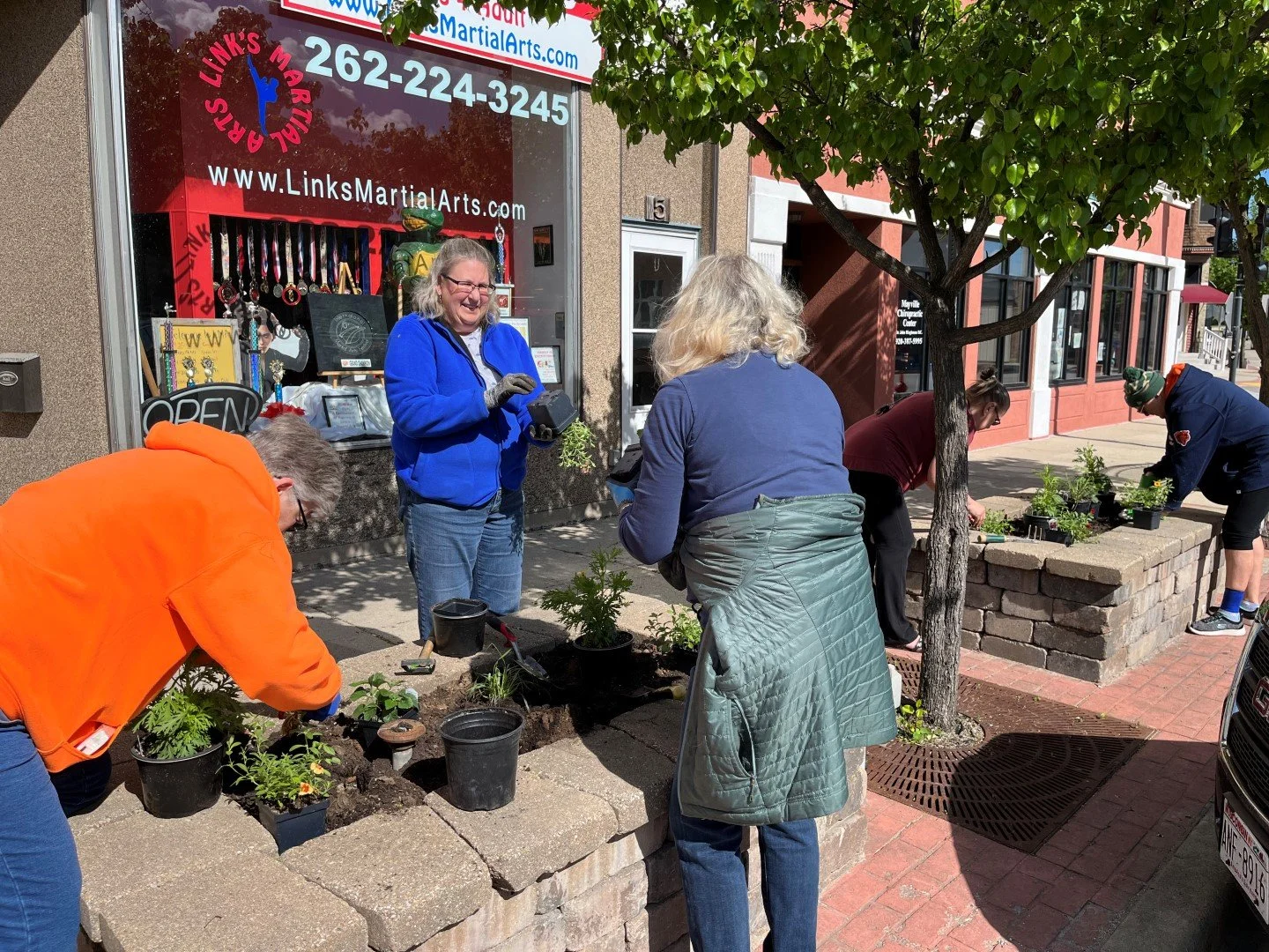 Mayville Downtown Planters — Dodge County Master Gardener Association
