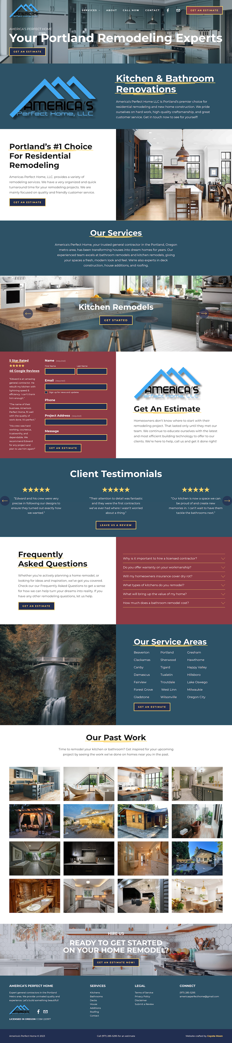 America’s Perfect Home Website | Squarespace Case Study