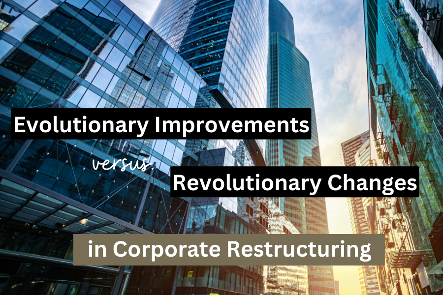 Evolutionary Improvements vs. Revolutionary Changes in Corporate ...