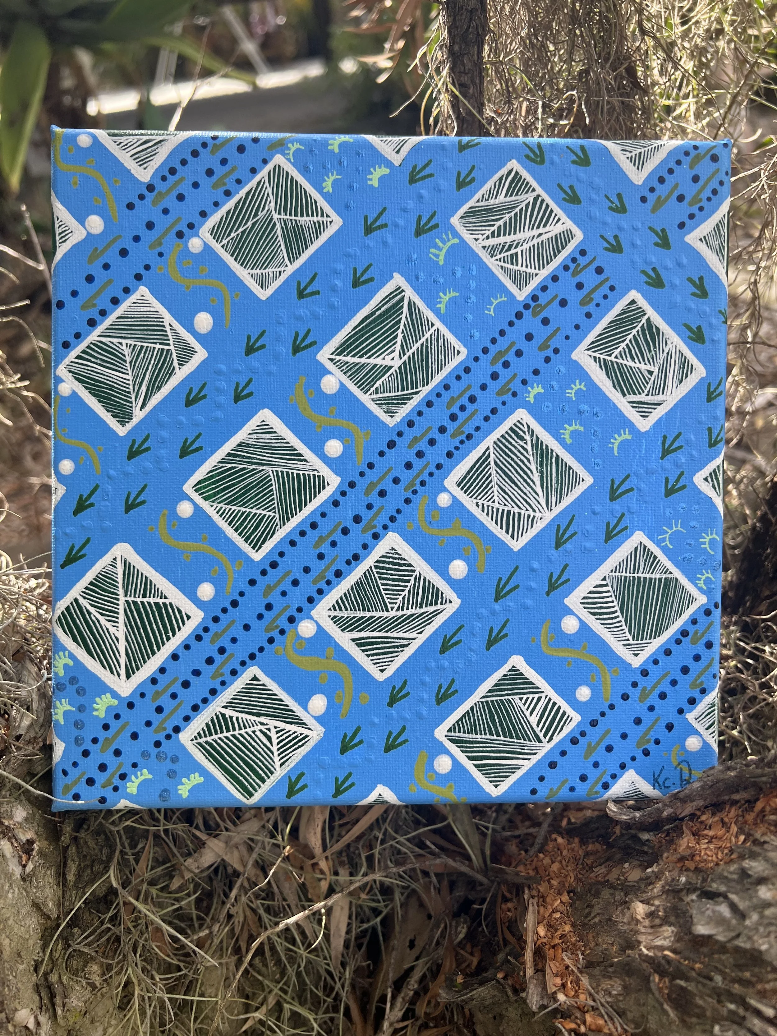 Watchin' the World Go By - Canvas — Kc Rae Aboriginal Artistry ...