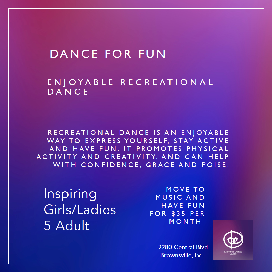Now Enrolling Recreational Classes — Diandra’s Dance Studio