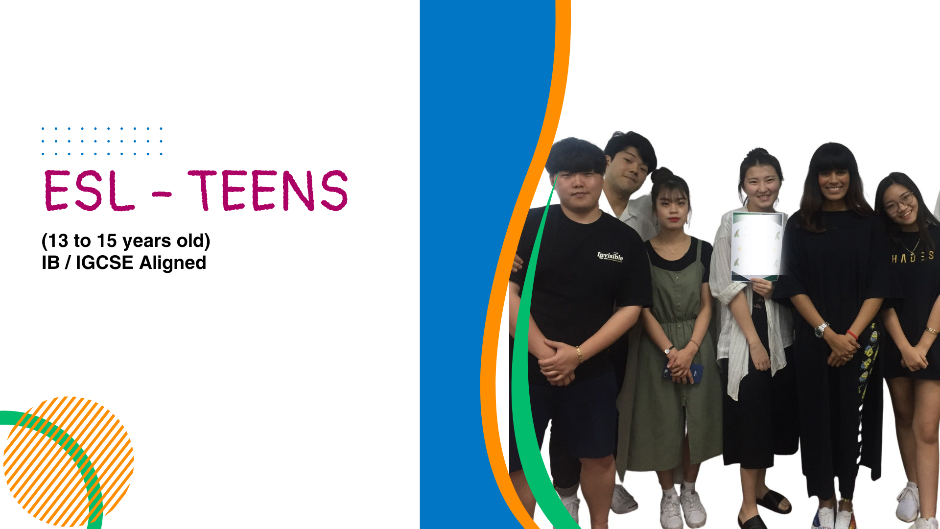 Teens - English as a Second Language — The Convivial