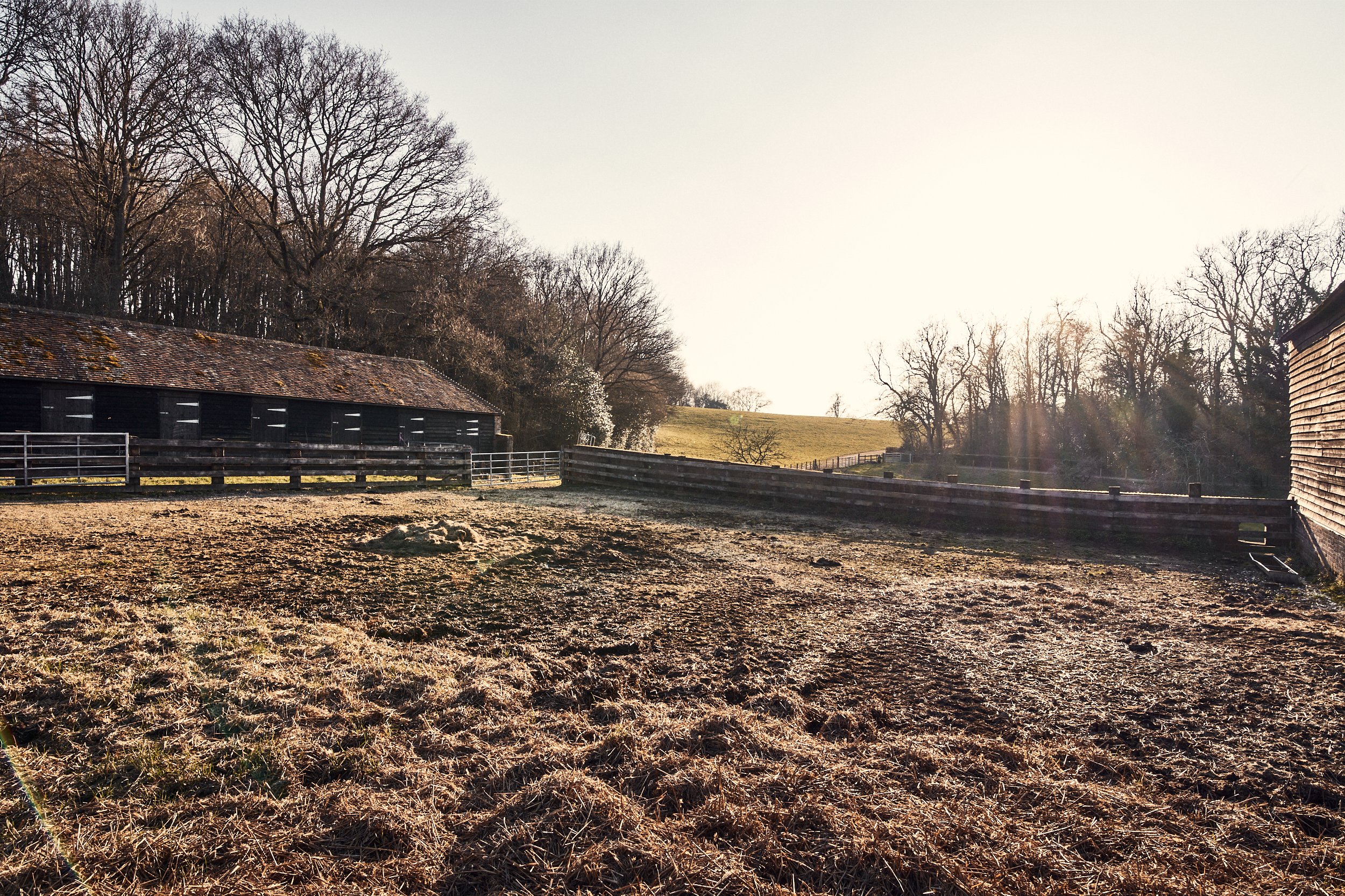 Large Barns, Yard & Stables — Soma