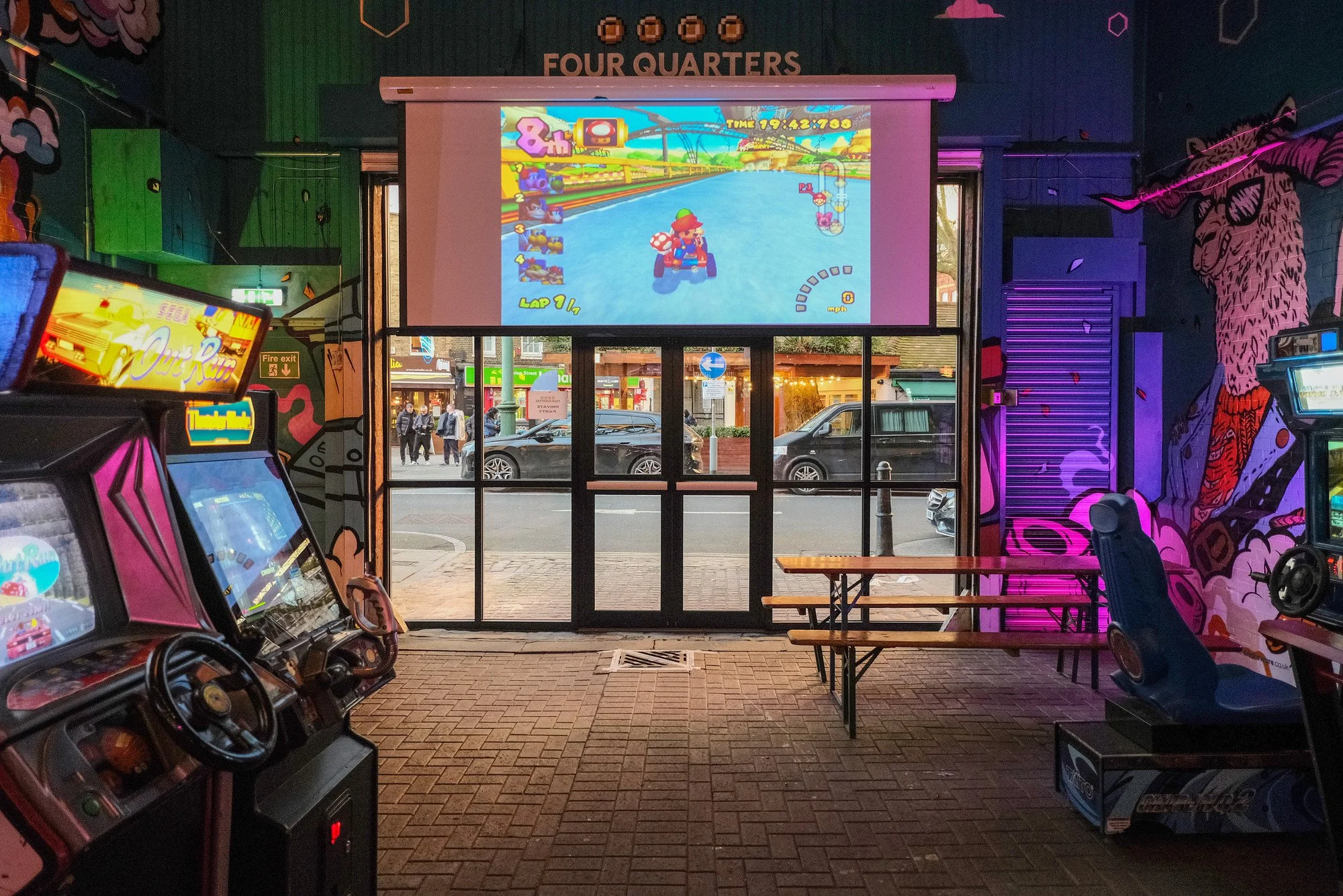 Four Quarters is an amazing retro arcade bar that can host up to 200 ...