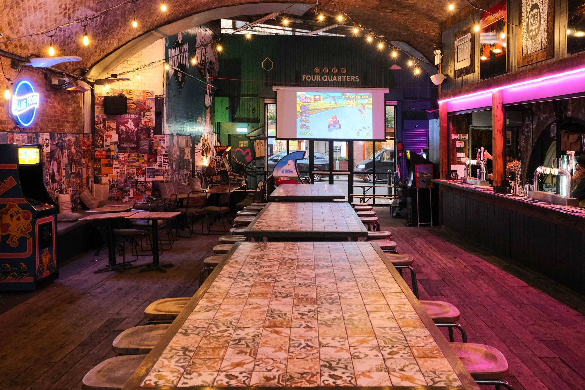 Four Quarters is an amazing retro arcade bar that can host up to 200 ...
