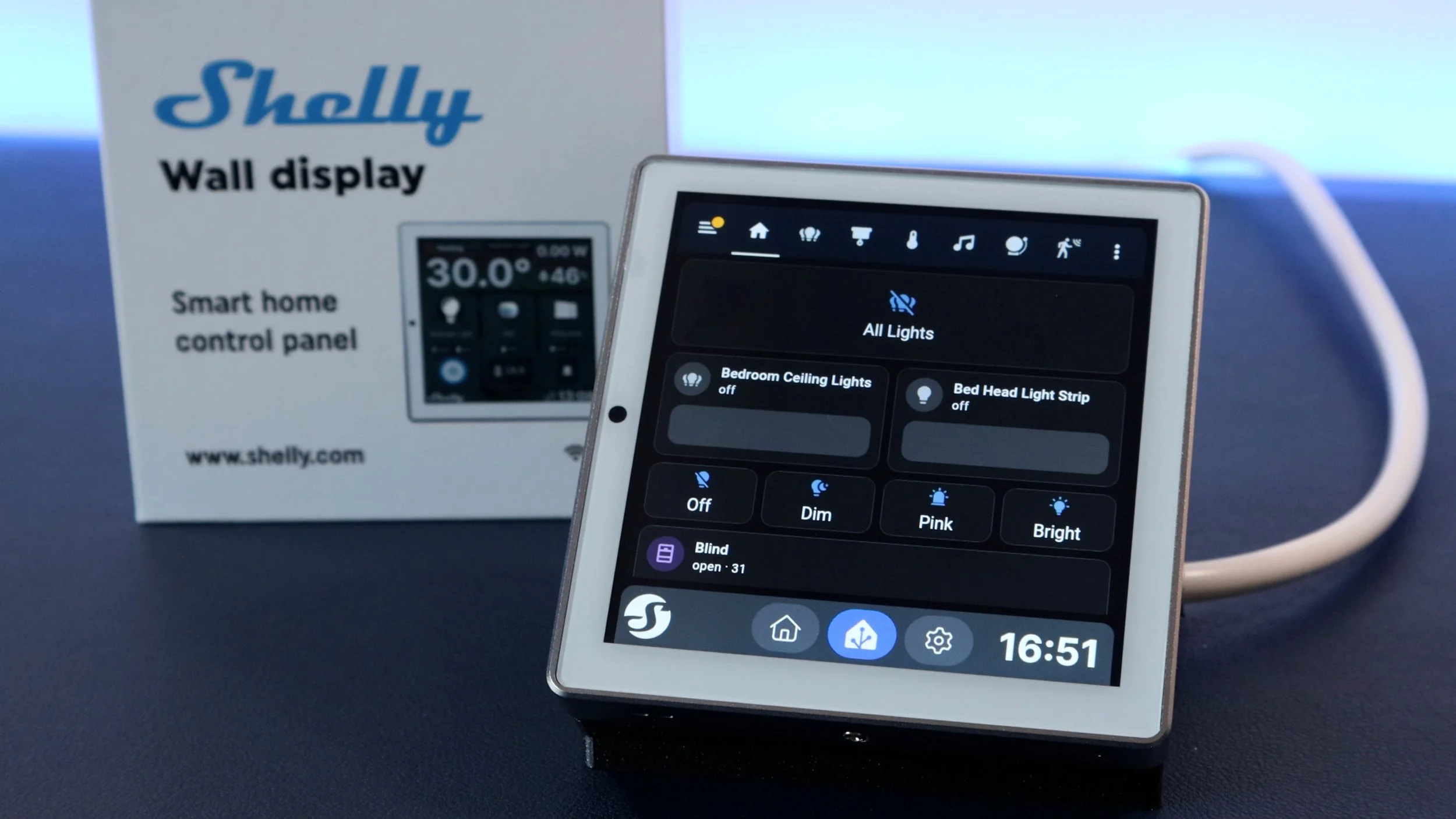 Home Assistant on a Shelly Wall Display — Home Automation Guy