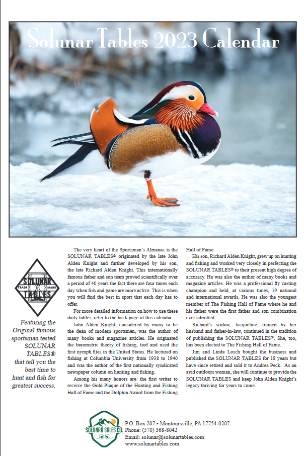 Shop — Solunar Tables