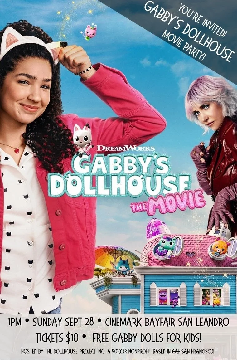 Gabby’s Dollhouse Movie Party on Sun, Sept 28, 1pm at Cinemark Bayfair ...