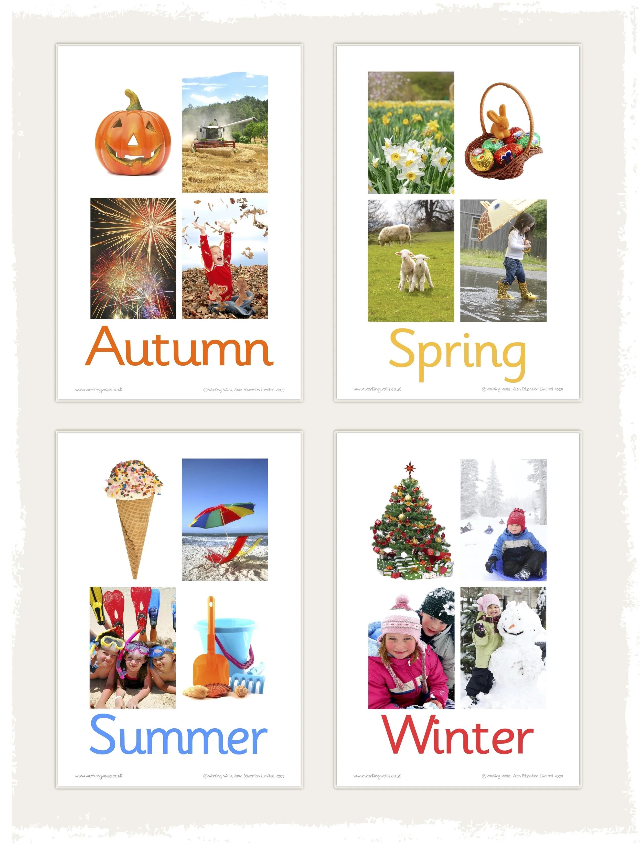 Picture Alphabet Poster Pack — working walls