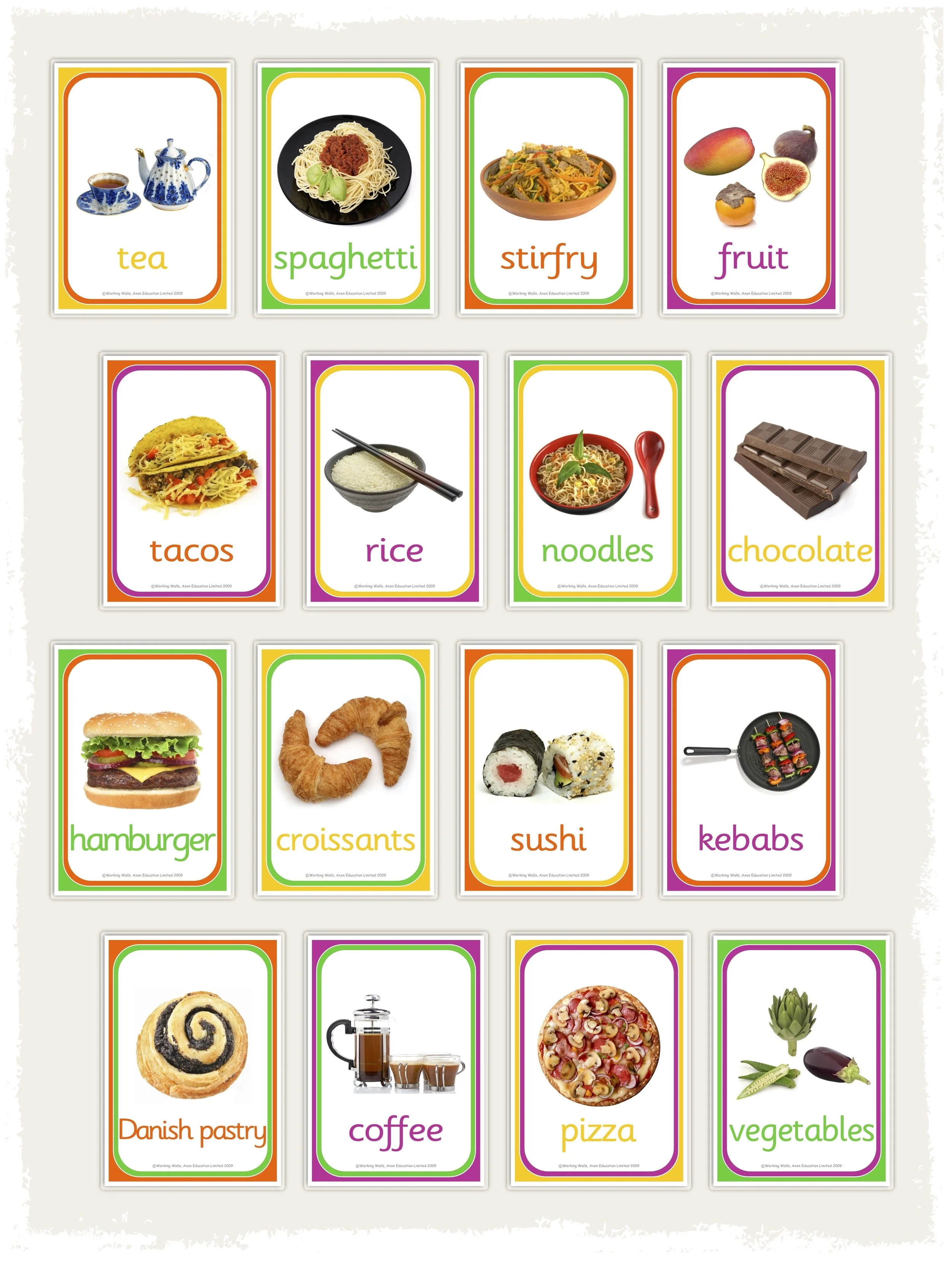 Opposites Flashcards - Set 1 — working walls