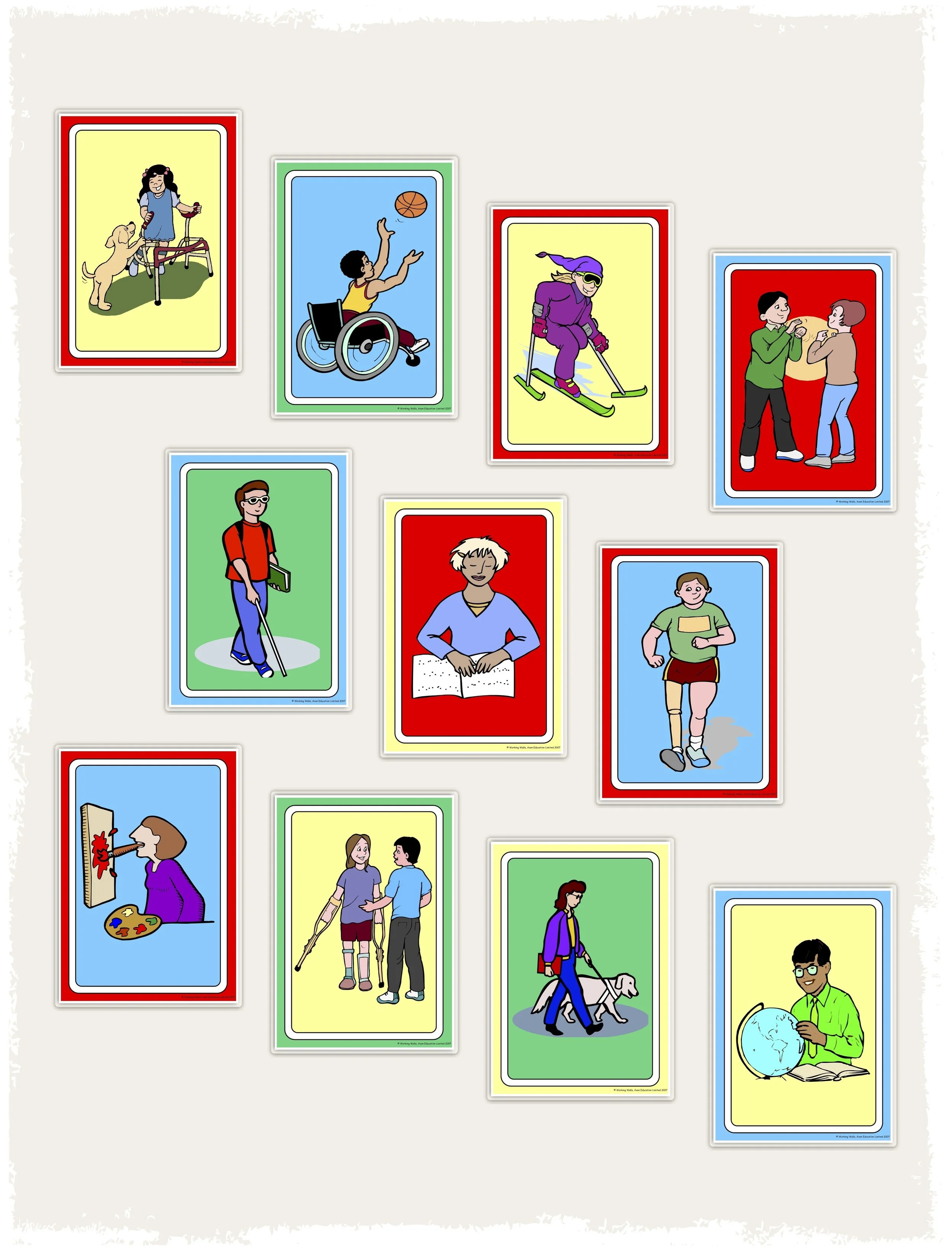 Inclusion Flashcards — working walls