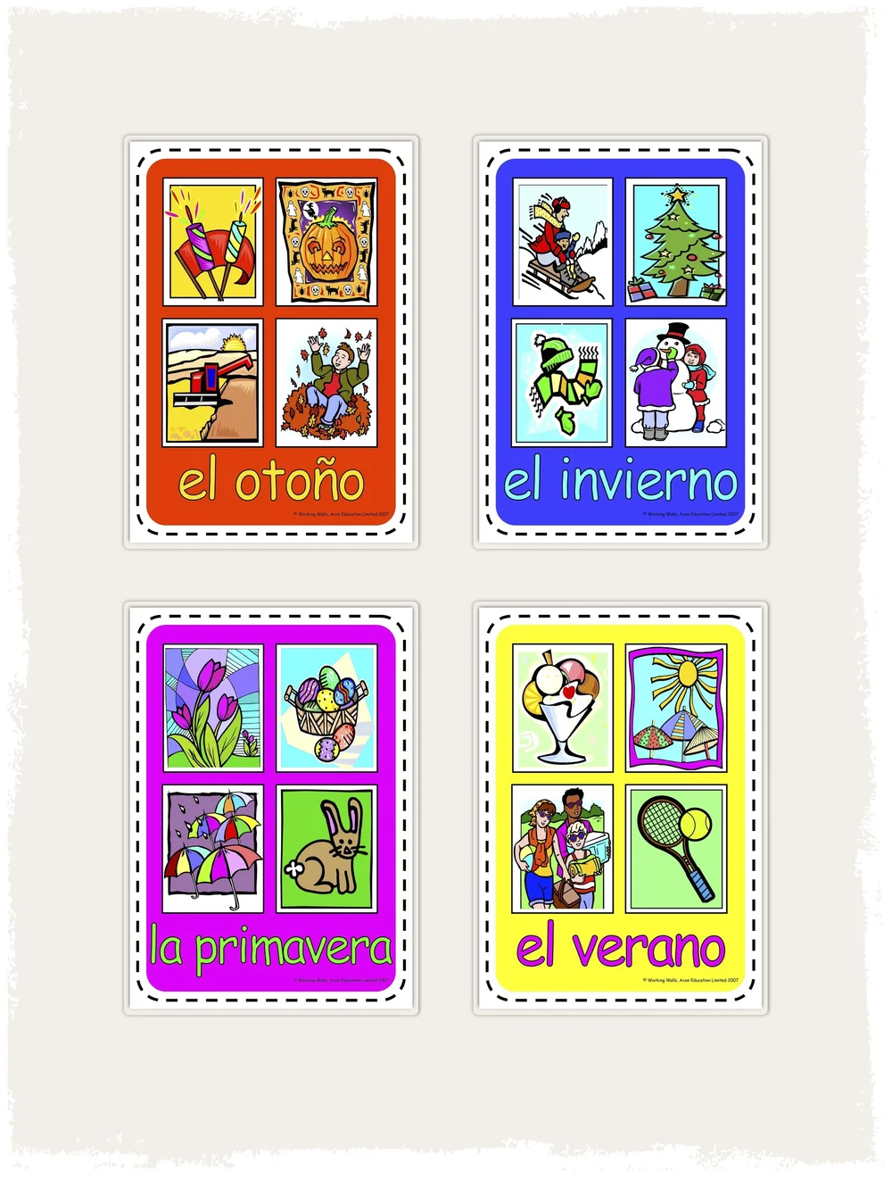 Spanish Colours Poster — working walls