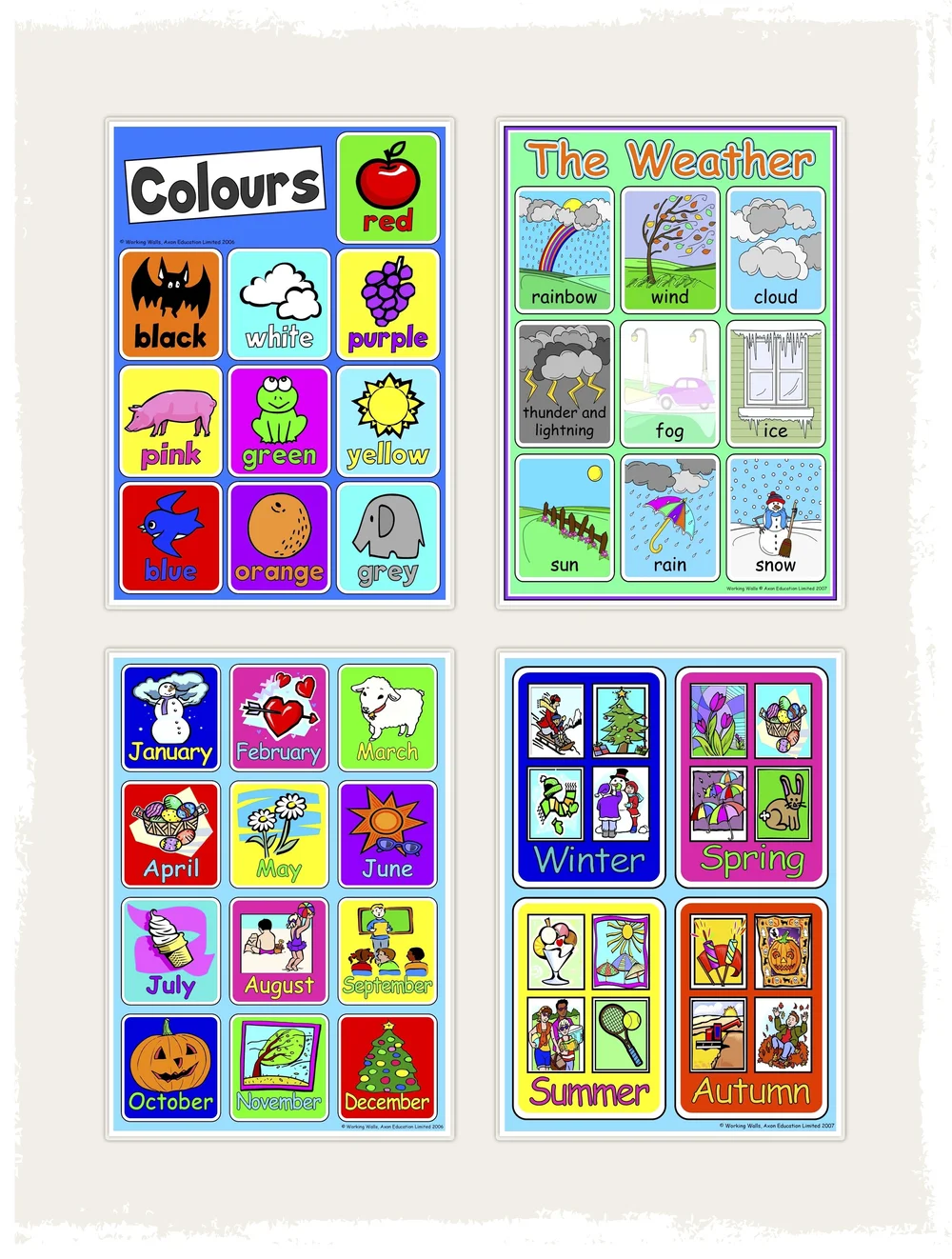 Topics Poster Set 1 — working walls