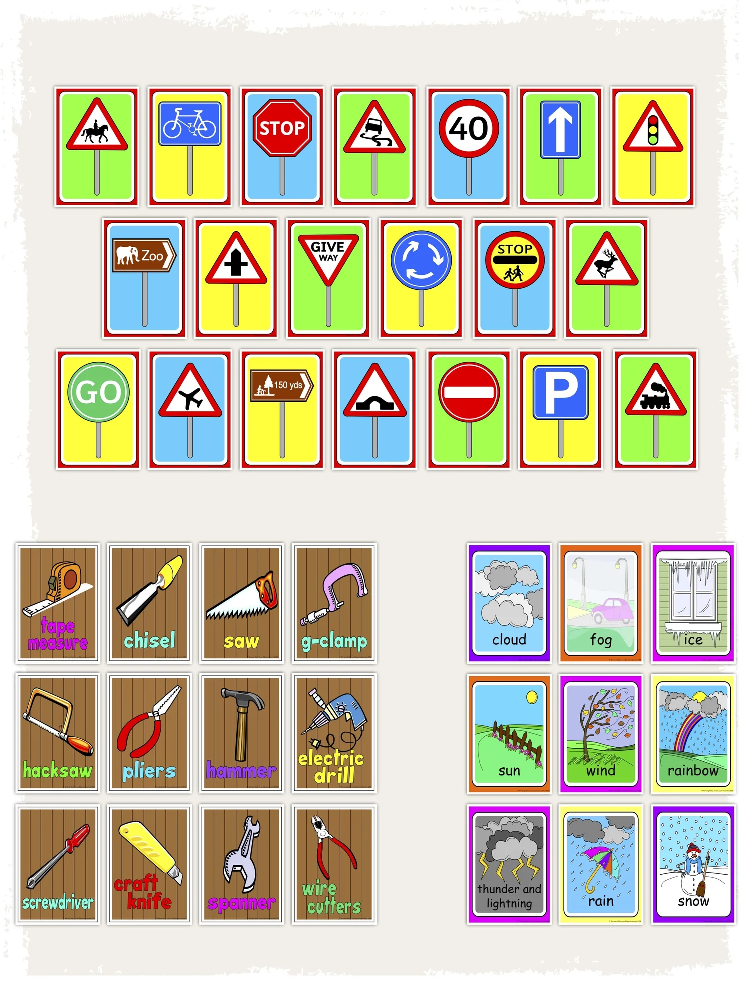 Mathematical Shapes Poster Pack — working walls