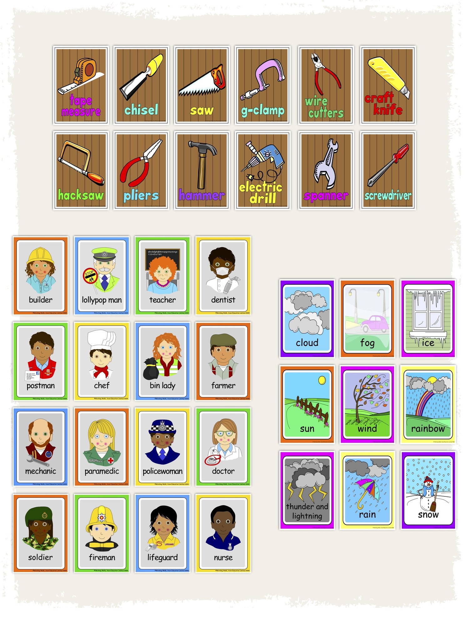 Days Of The Week Poster Pack — working walls