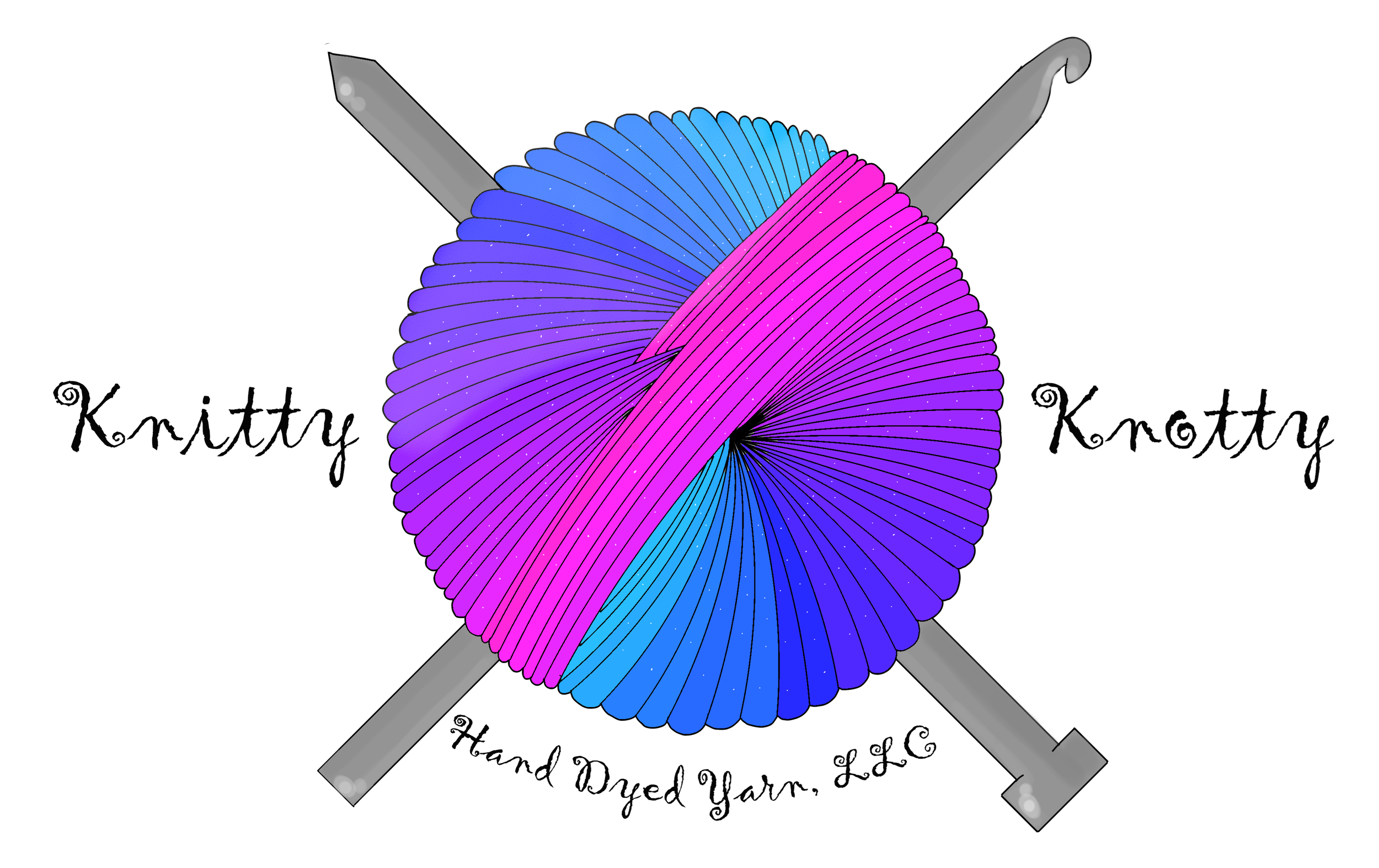 Knitty Knotty Hand Dyed Yarn