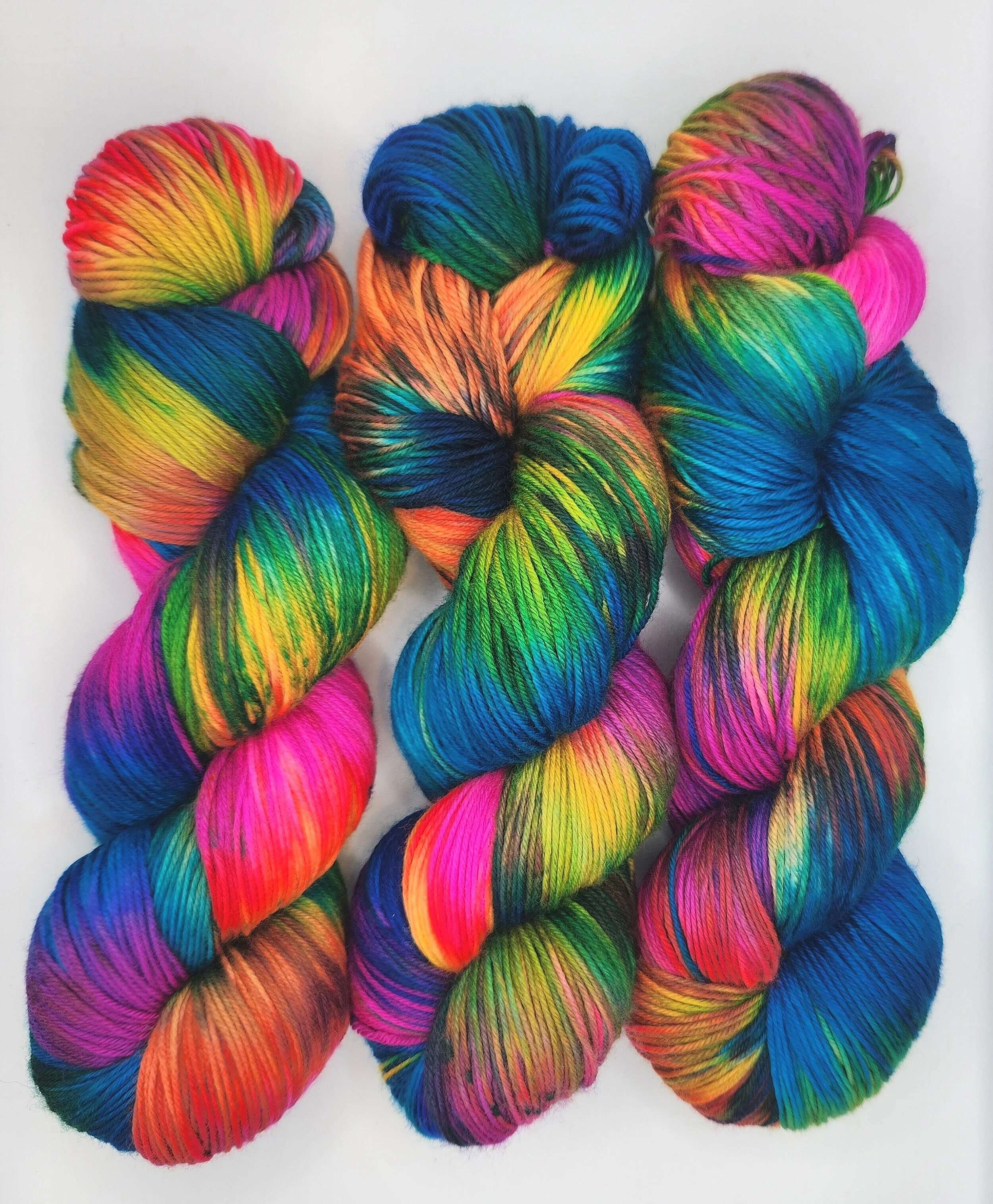 Knitty Knotty Hand Dyed Yarn