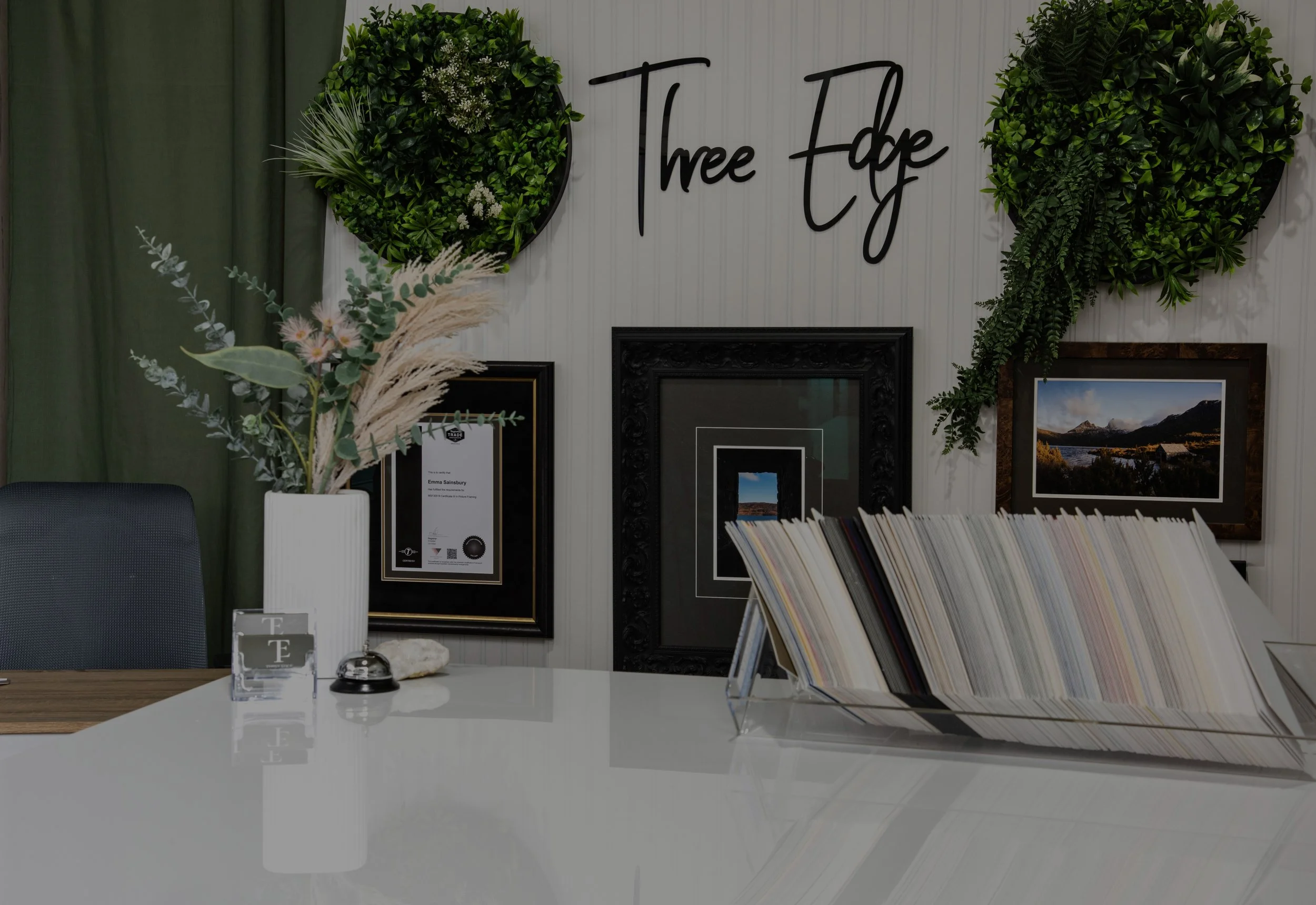 Three Edge Framing and Gallery