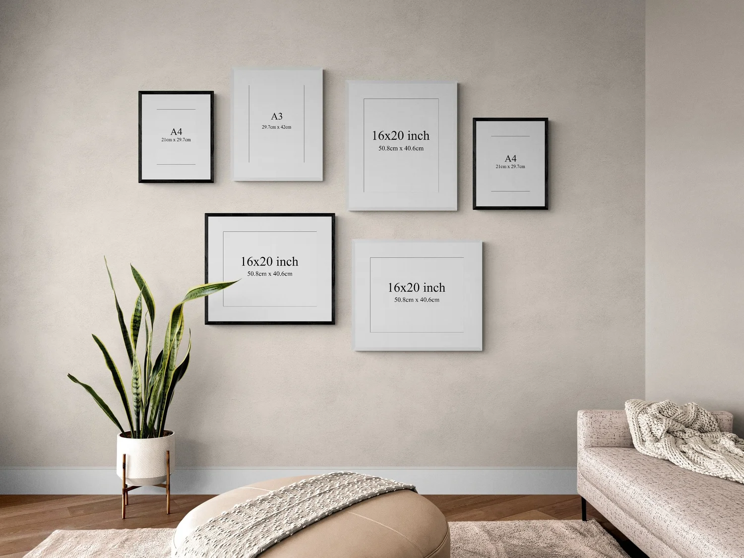 Three Edge Framing and Gallery