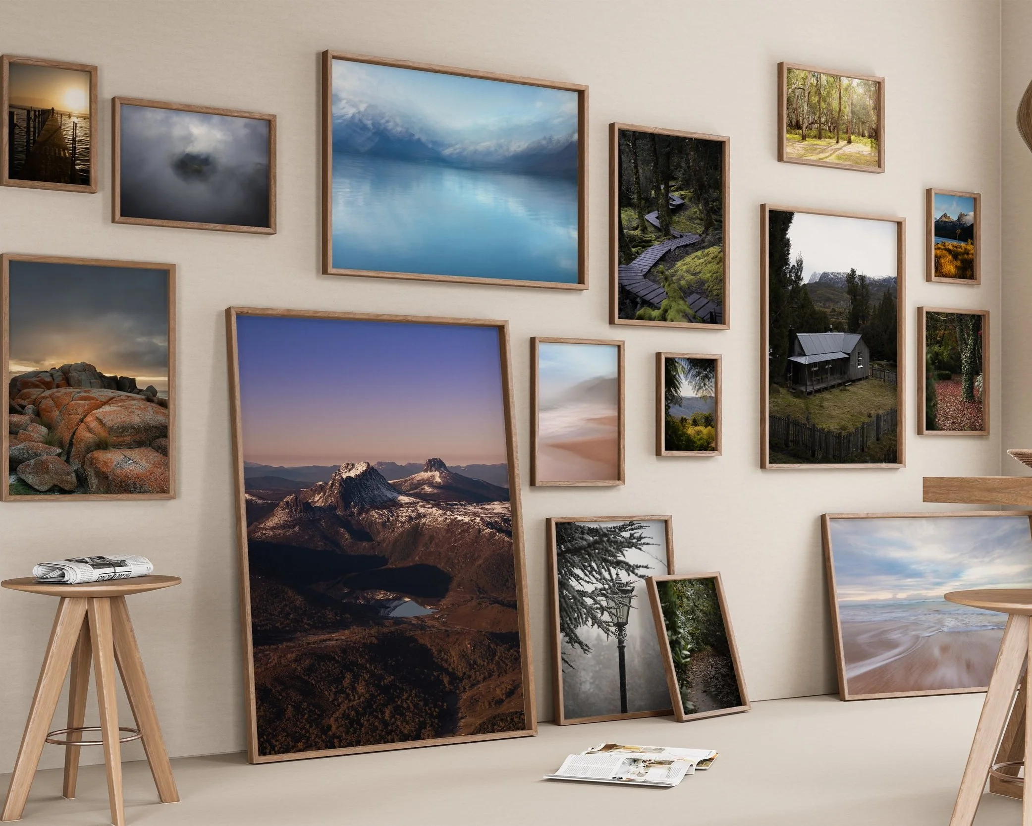 Three Edge Framing and Gallery