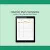 Food Safety Plan Template with Instructions — Freshield Food Safety