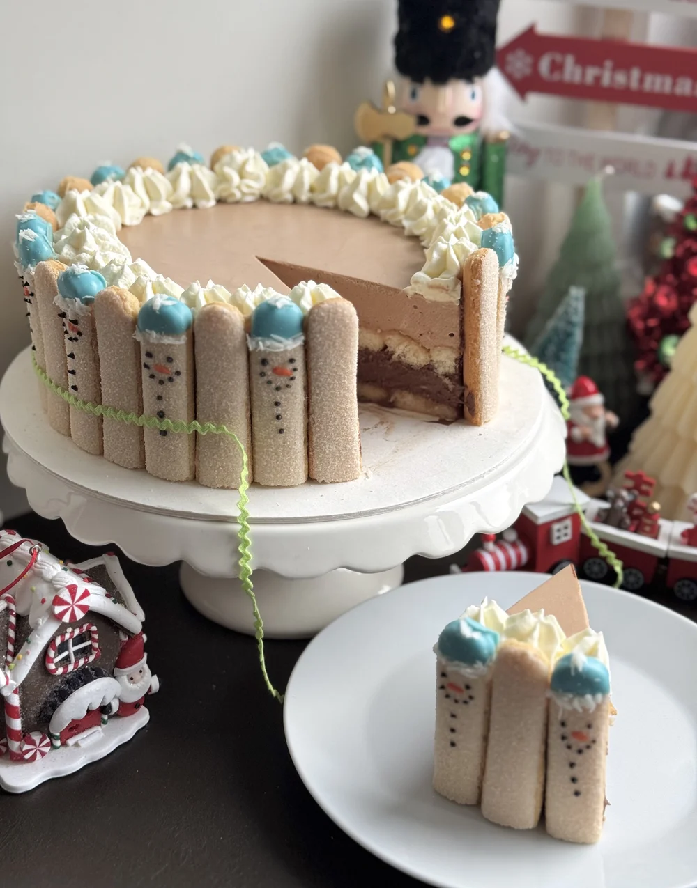 Snowmen Cake - Chocolate Mousse — Oh Cakes Winnie