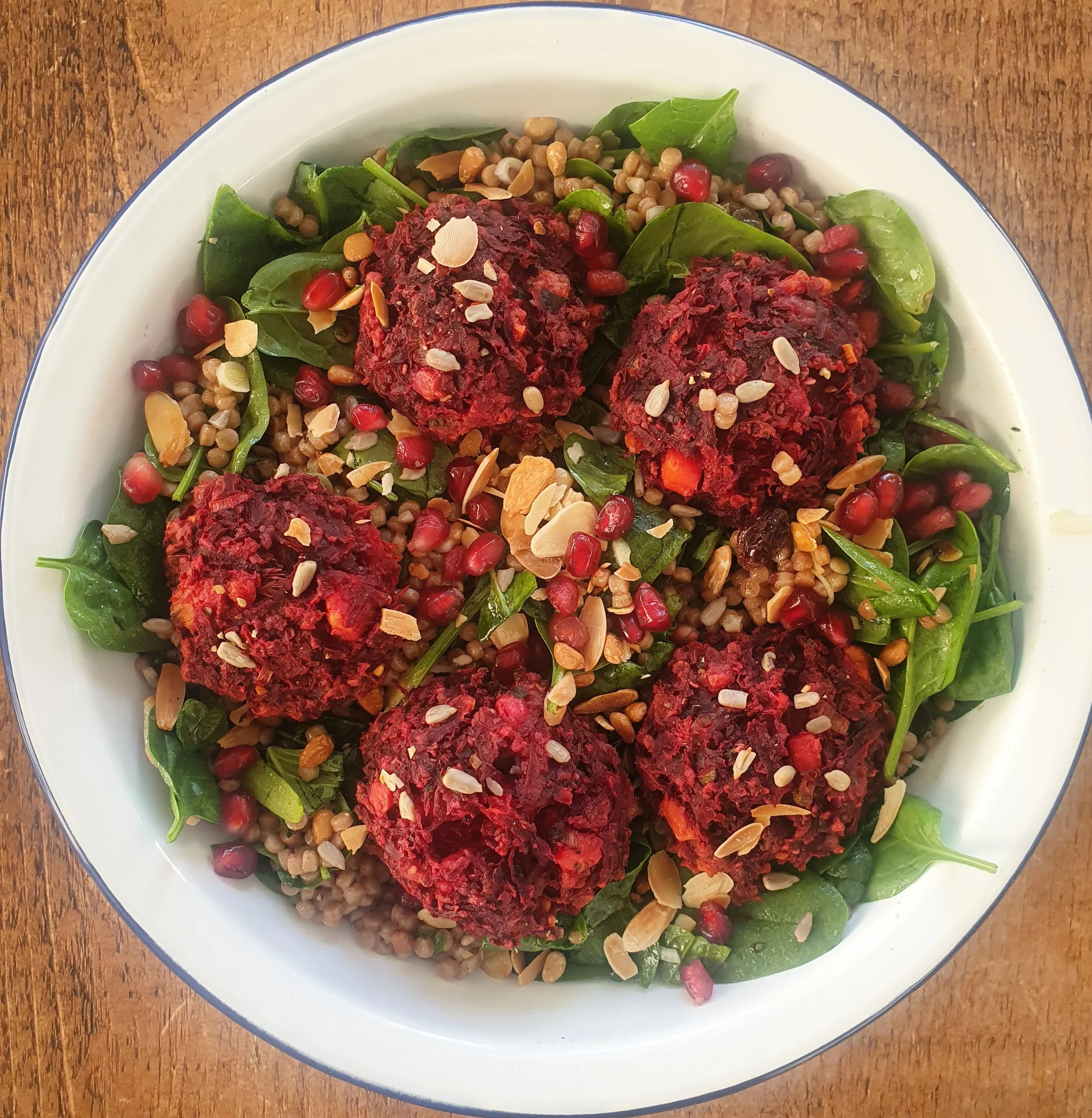 Middle Eastern Beetroot, Feta, Za'atar & Mint Patties — Pippa Groves