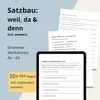 How to use denn, da, and weil in German — Study German Online — your ...
