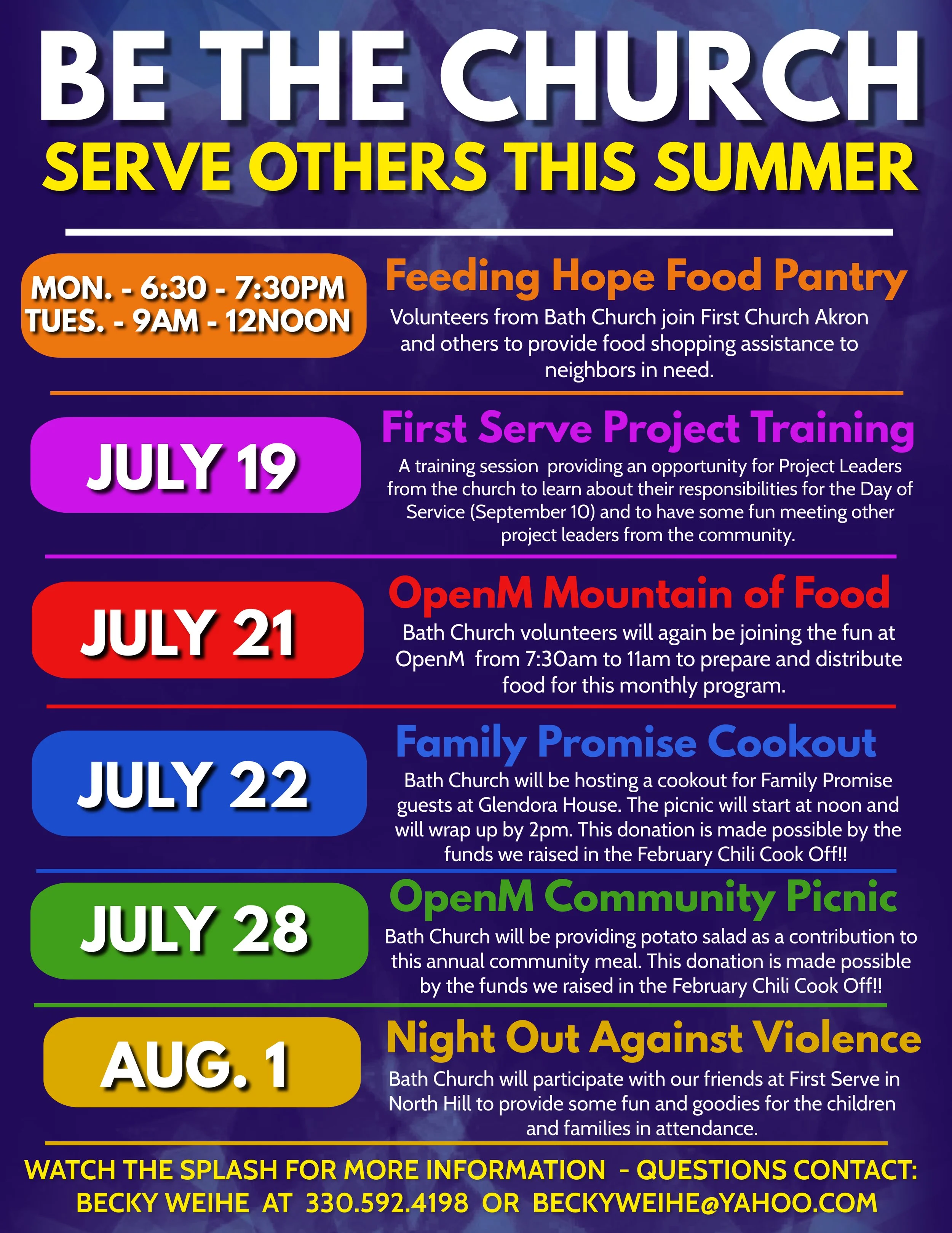 Missions Ministries — The Bath Church