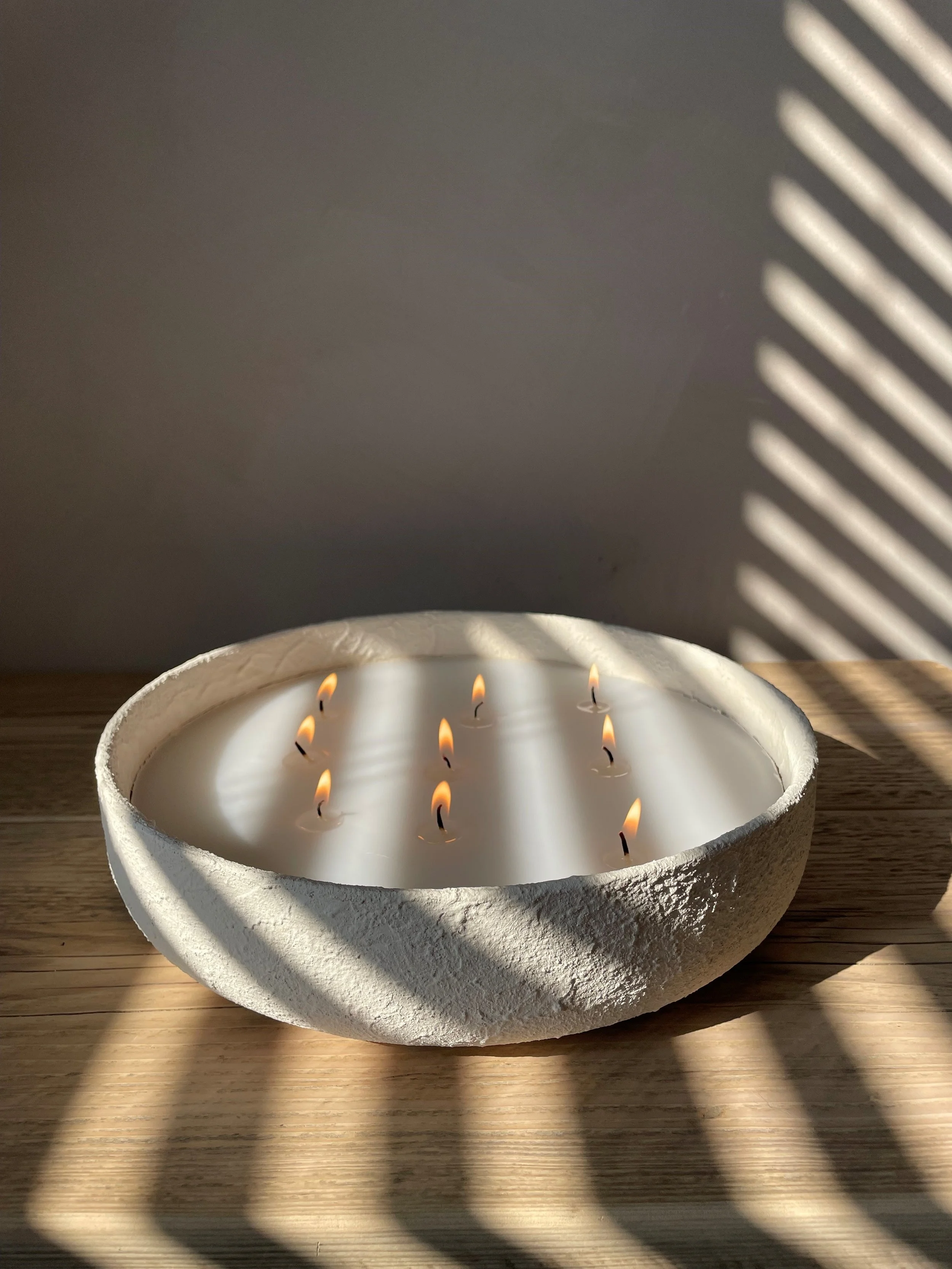 Extra Large Irregular Multi Wick Candle — The Pampas Place UK