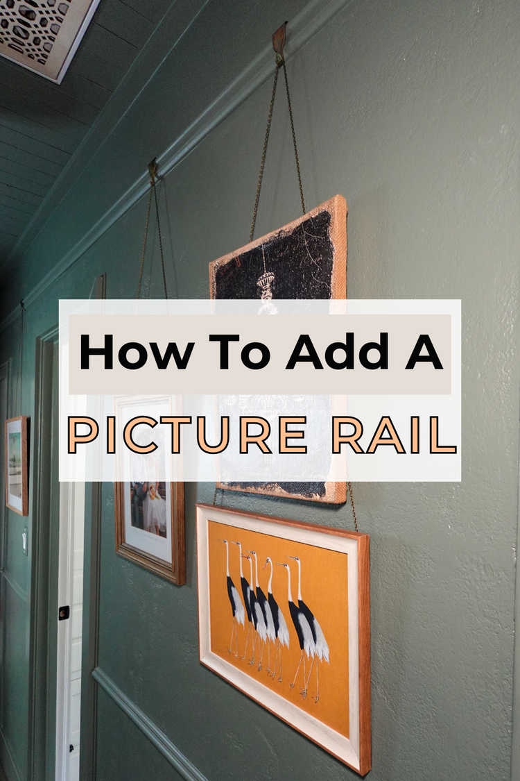 A Picture Rail How To - Adding Beautiful Classic Character — The Simply ...
