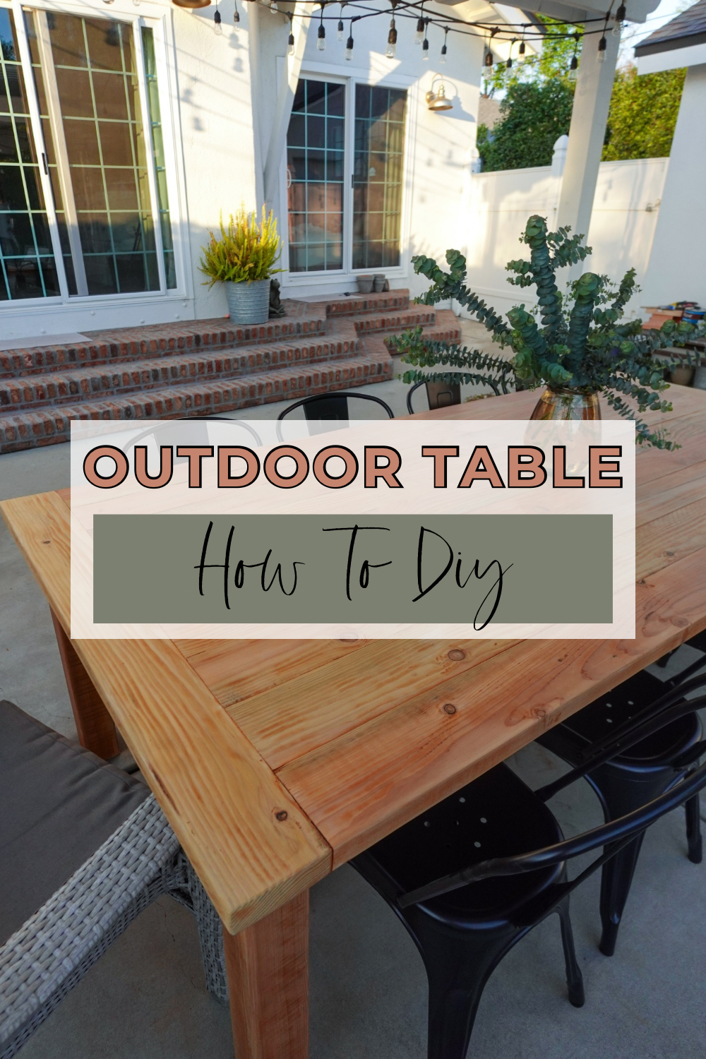 How To Build An 8’ Classic Table For Outdoors — The Simply Distressed