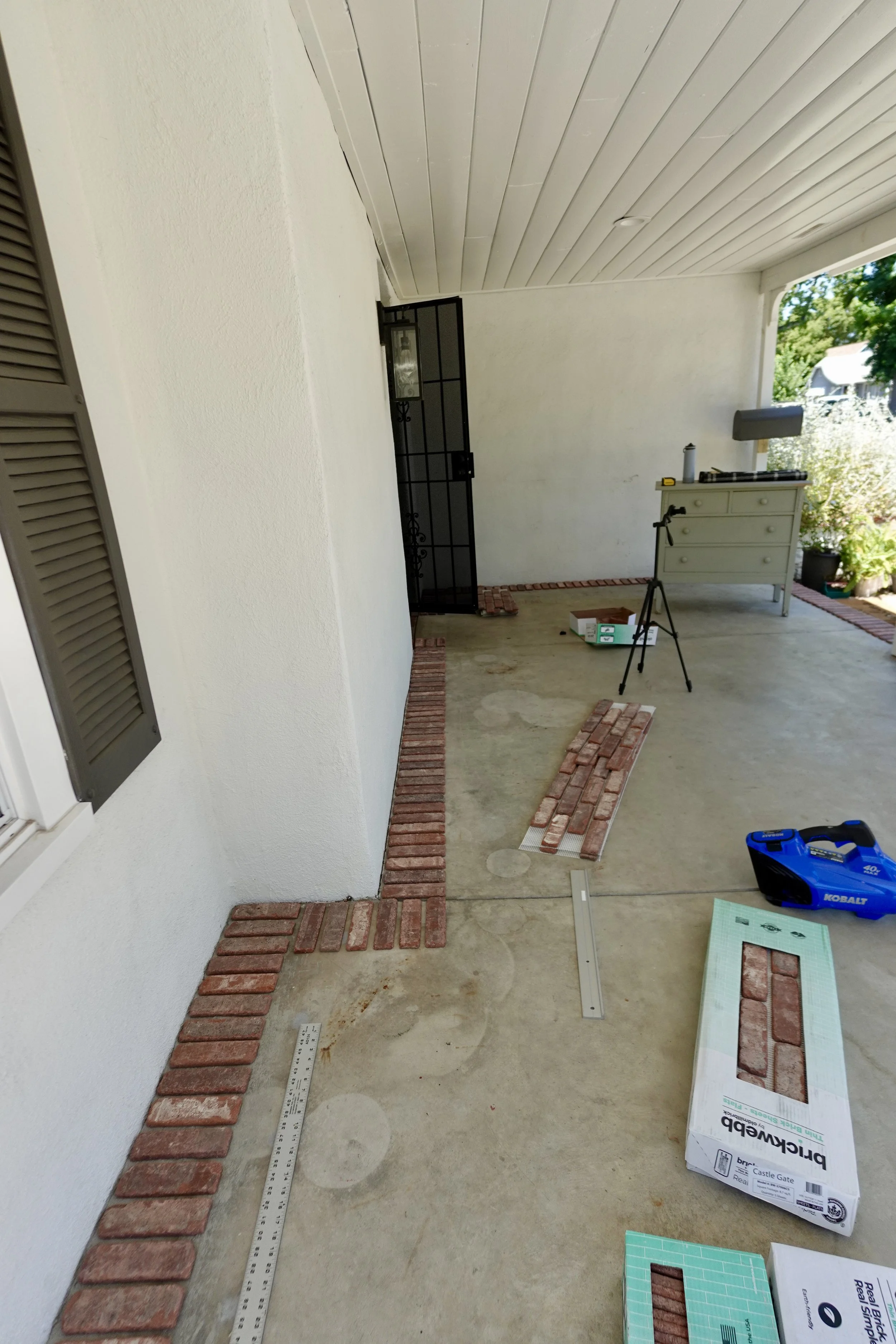 How To DIY Your Front Porch - Awesome Brick Makeover — The Simply ...