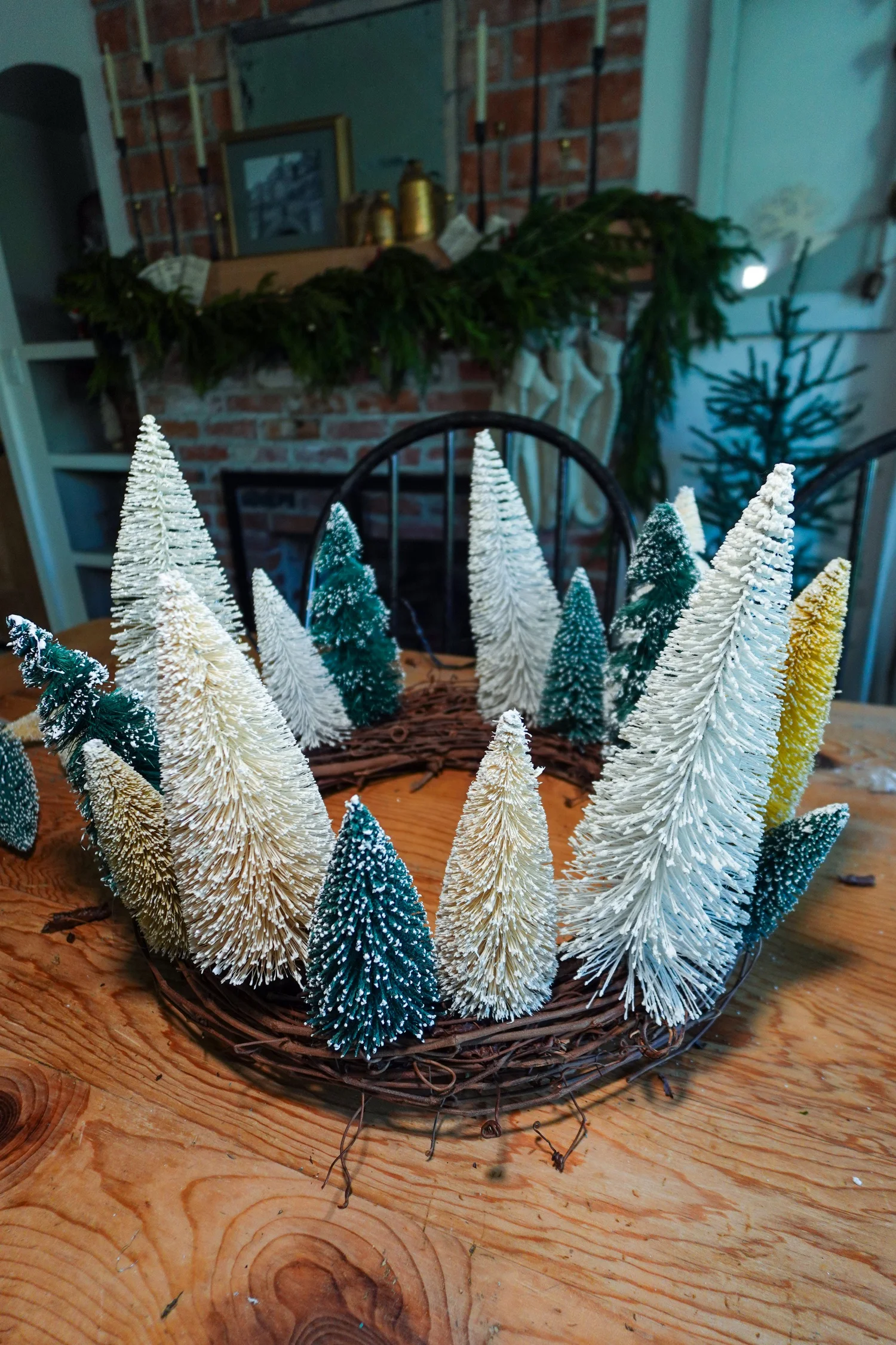 Simple Mossy Tree Wreath for a Beautiful Centerpiece — The Simply ...