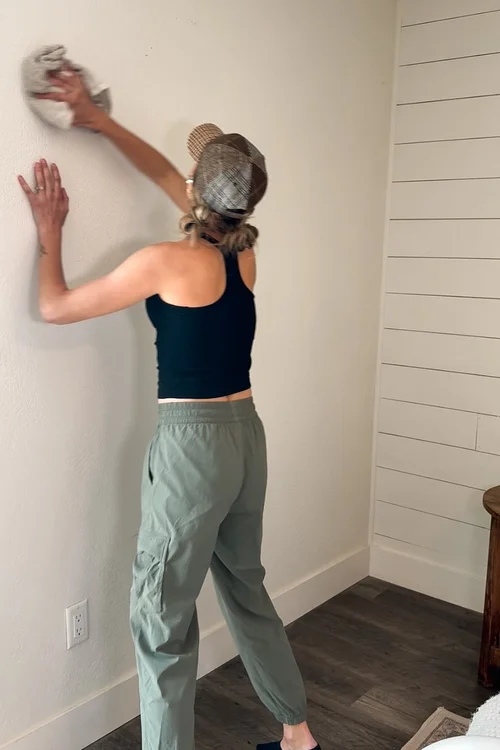 How To Smooth Out Textured Walls With Minimal Sanding — The Simply ...