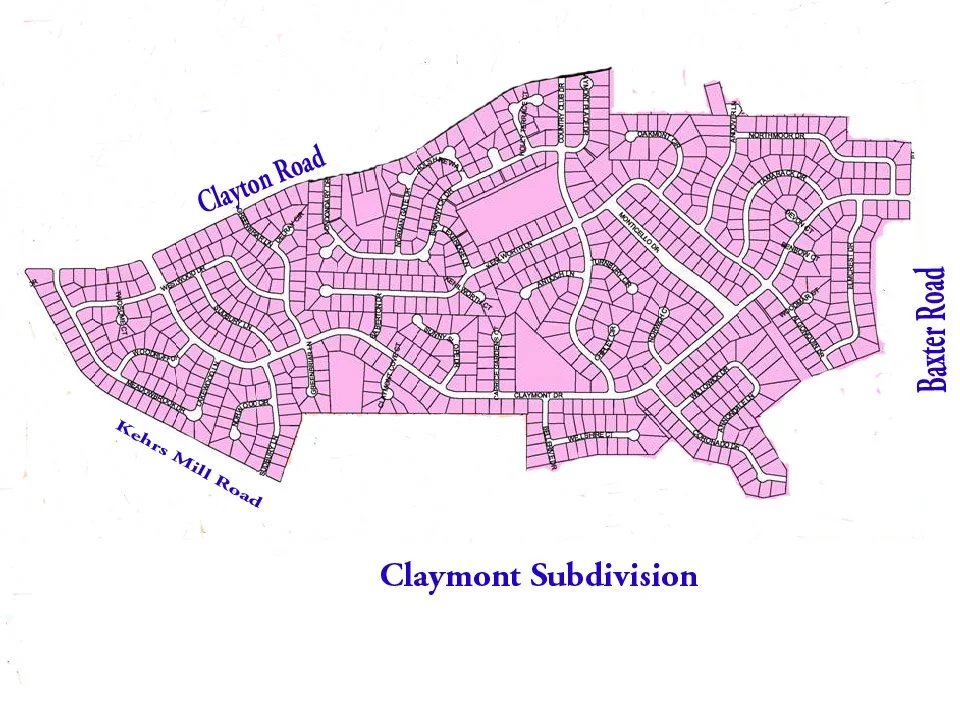 Administrative Information — Claymont Subdivision