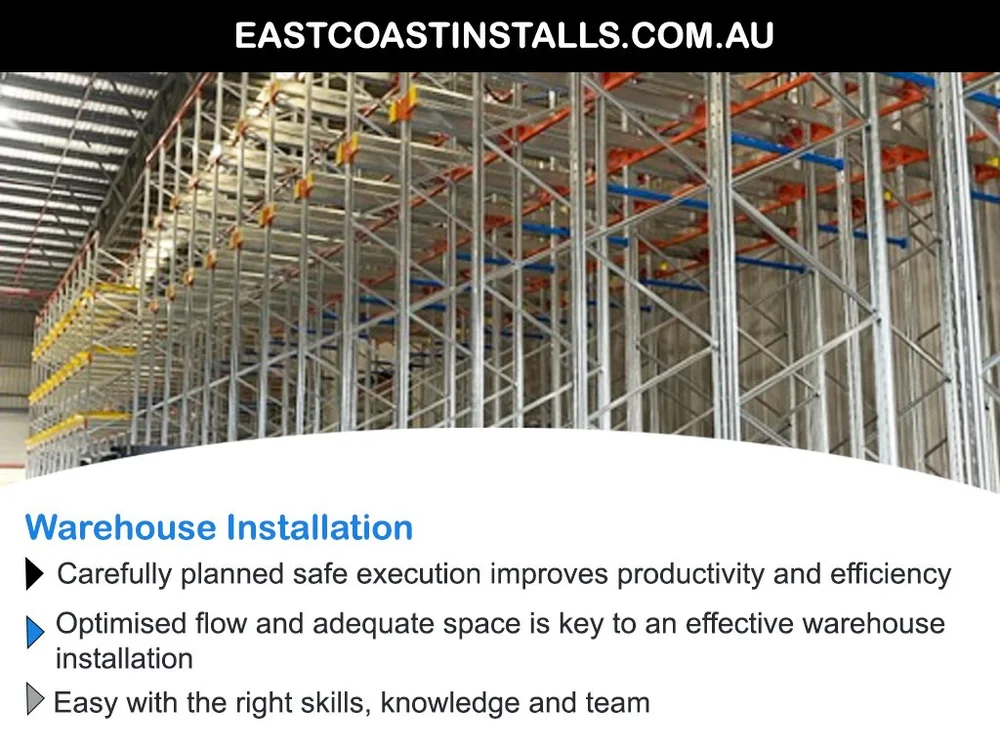 Installation Contractor Queensland Australia — Warehouse Installation