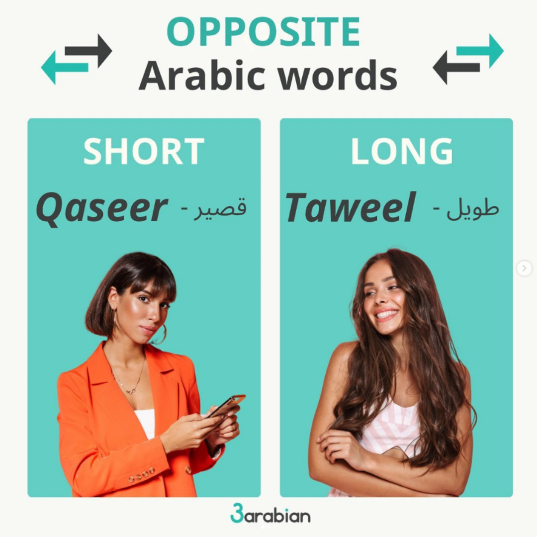 7 Opposite Arabic Words to Know About — 3arabian