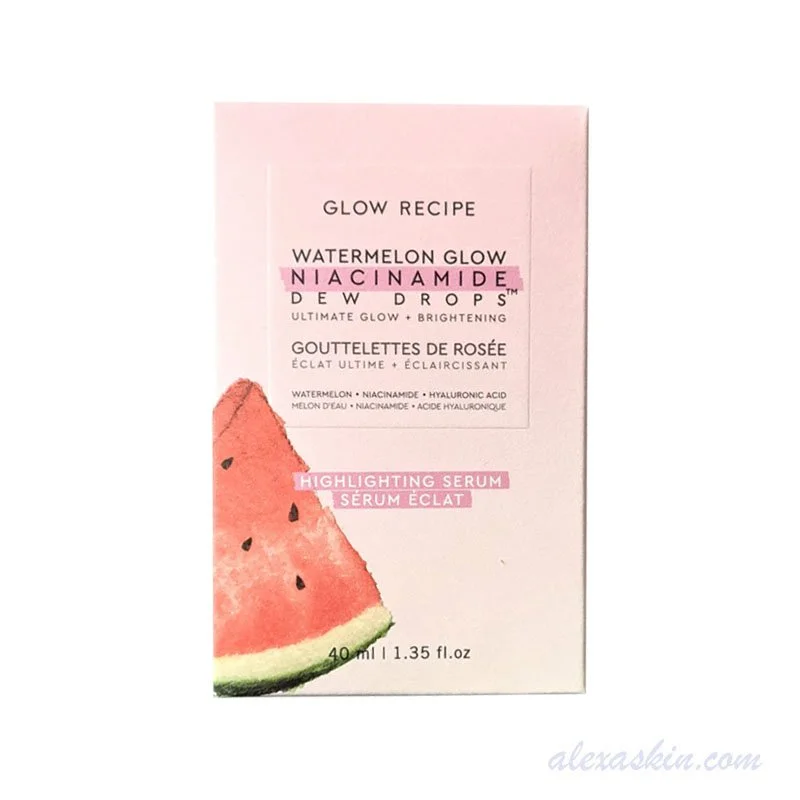 Glow recipe Watermelon Glow Niacinamide Dew Drops Review — Alexa Skin