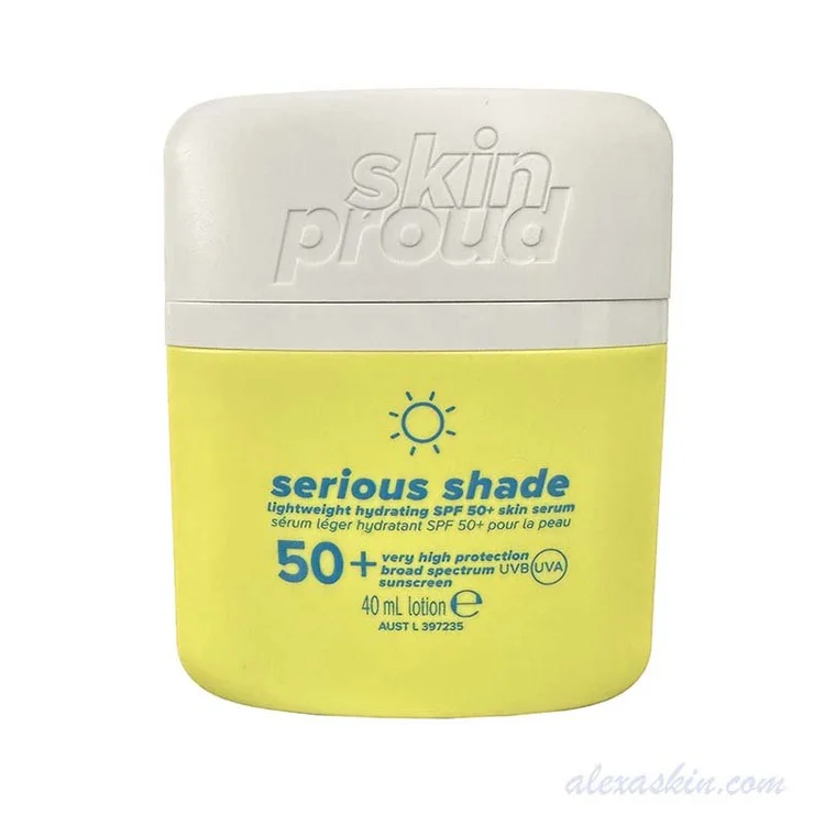 Skin Proud Serious Shade SPF 50+ Review | Pros & Cons — Alexa Skin