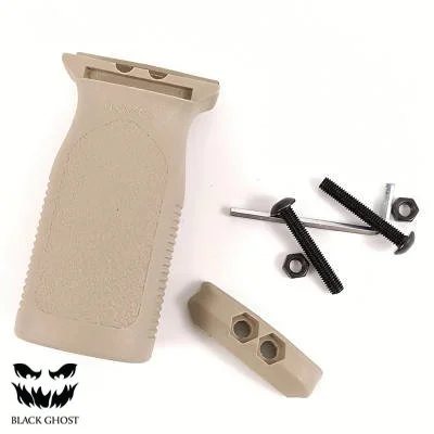 Black Ghost™ Curved Ergonomic Tactical Foregrip (M-LOK) Metal — BLACK ...